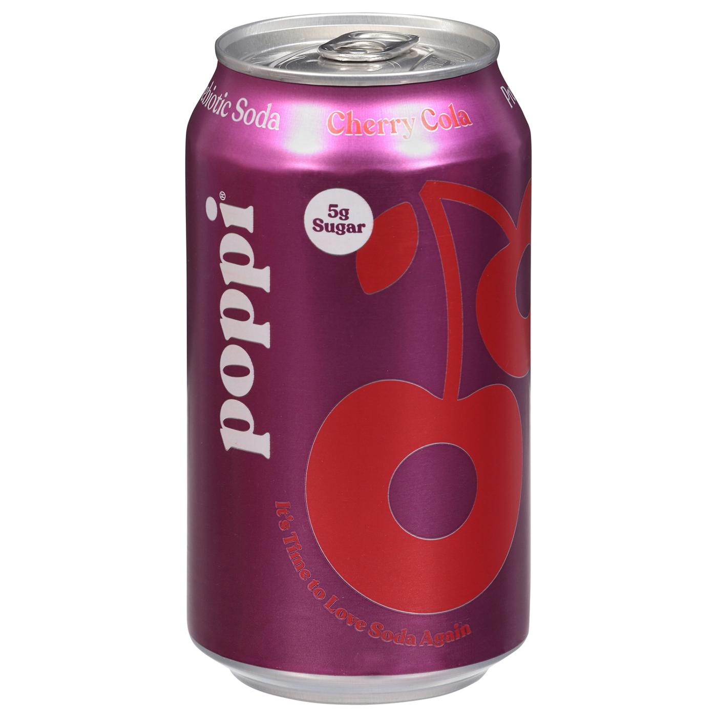 poppi Prebiotic Soda - Cherry Cola - Shop Soda at H-E-B