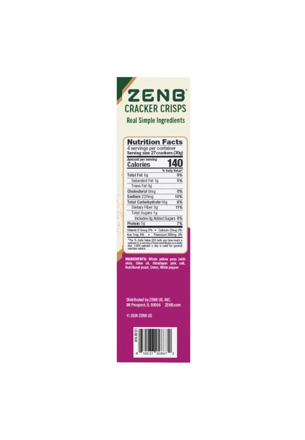 Zenb Cracker Crisps - Salt N' More - Shop Crackers & breadsticks at H-E-B