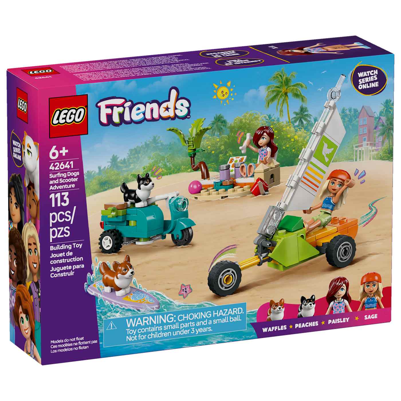 LEGO Friends Surfing Dogs & Scooter Adventure Set - Shop Lego ...