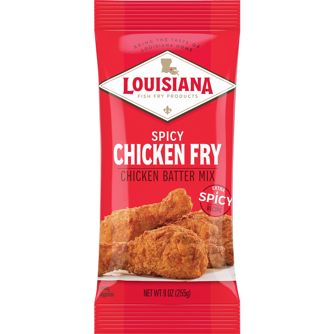 Louisiana Fish Fry Products Spicy Chicken Fry Chicken Batter Mix - Shop ...