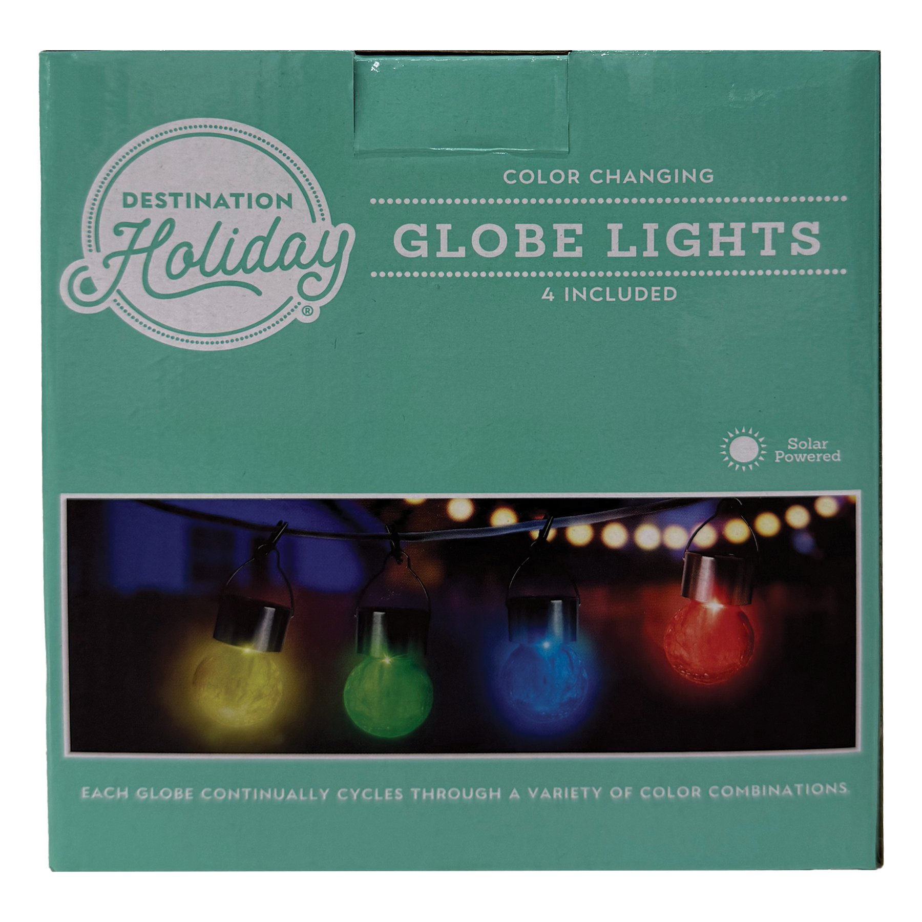 Destination Holiday Color Changing Globe Lights, 4 ct - Shop Seasonal ...
