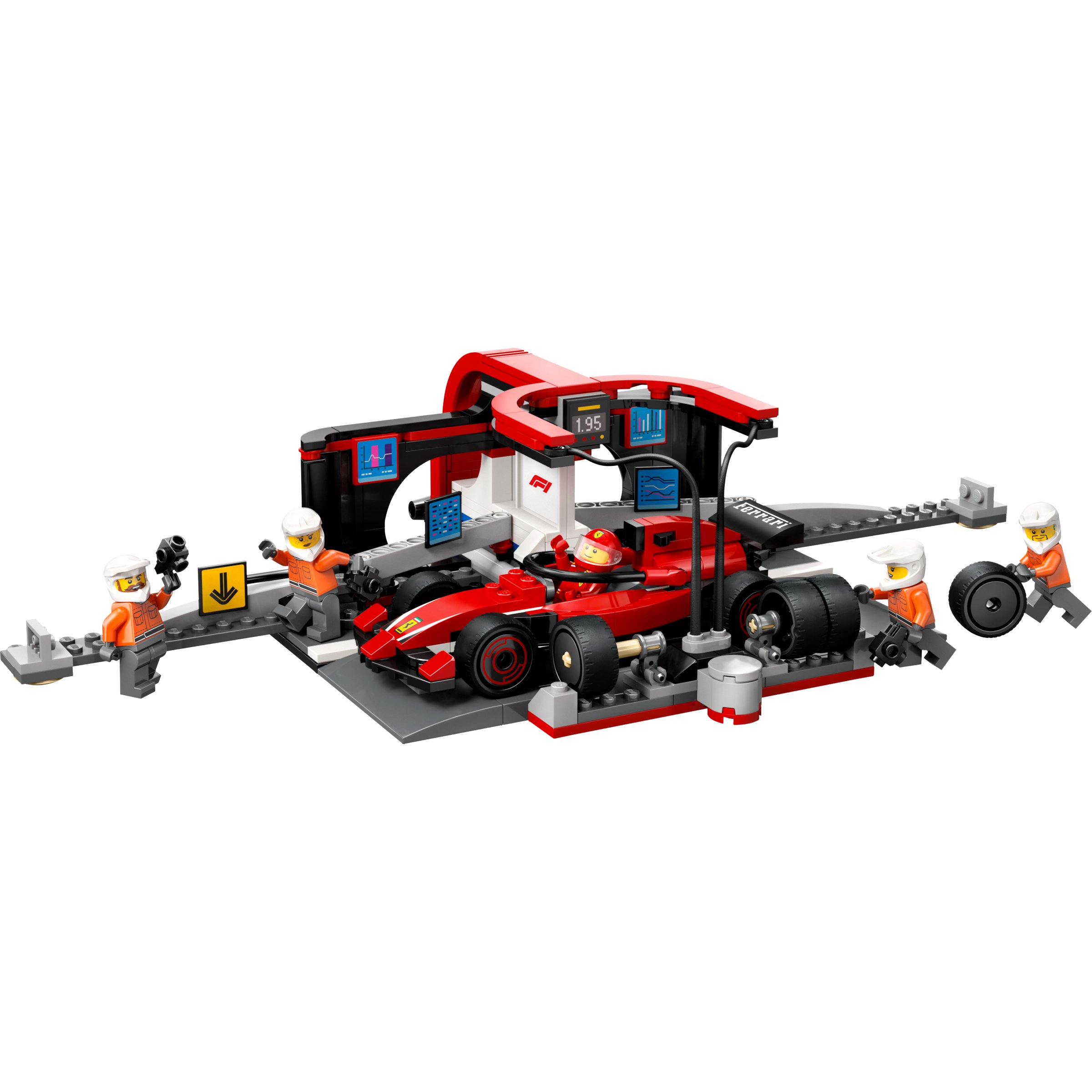 LEGO Formula 1 Pit Stop & Pit Crew with Ferrari Car Set - Shop Lego ...