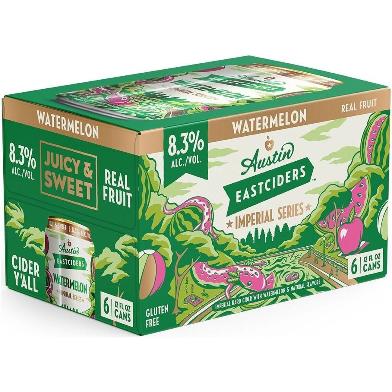 Austin Eastciders Imperial Series Watermelon 6 pk Cans - Shop Hard ...