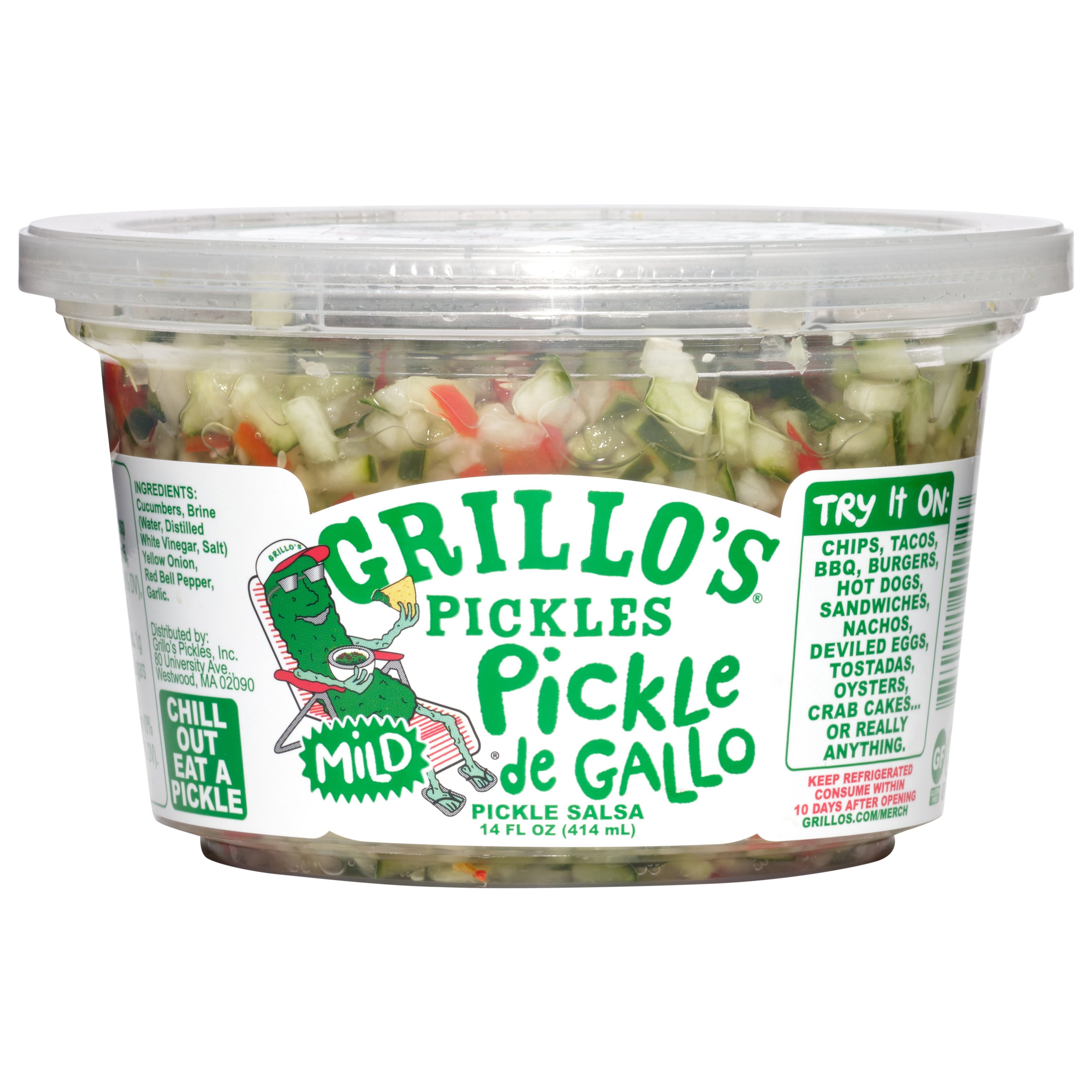 Grillo's Pickles Mild Pickle De Gallo - Shop Dip at H-E-B