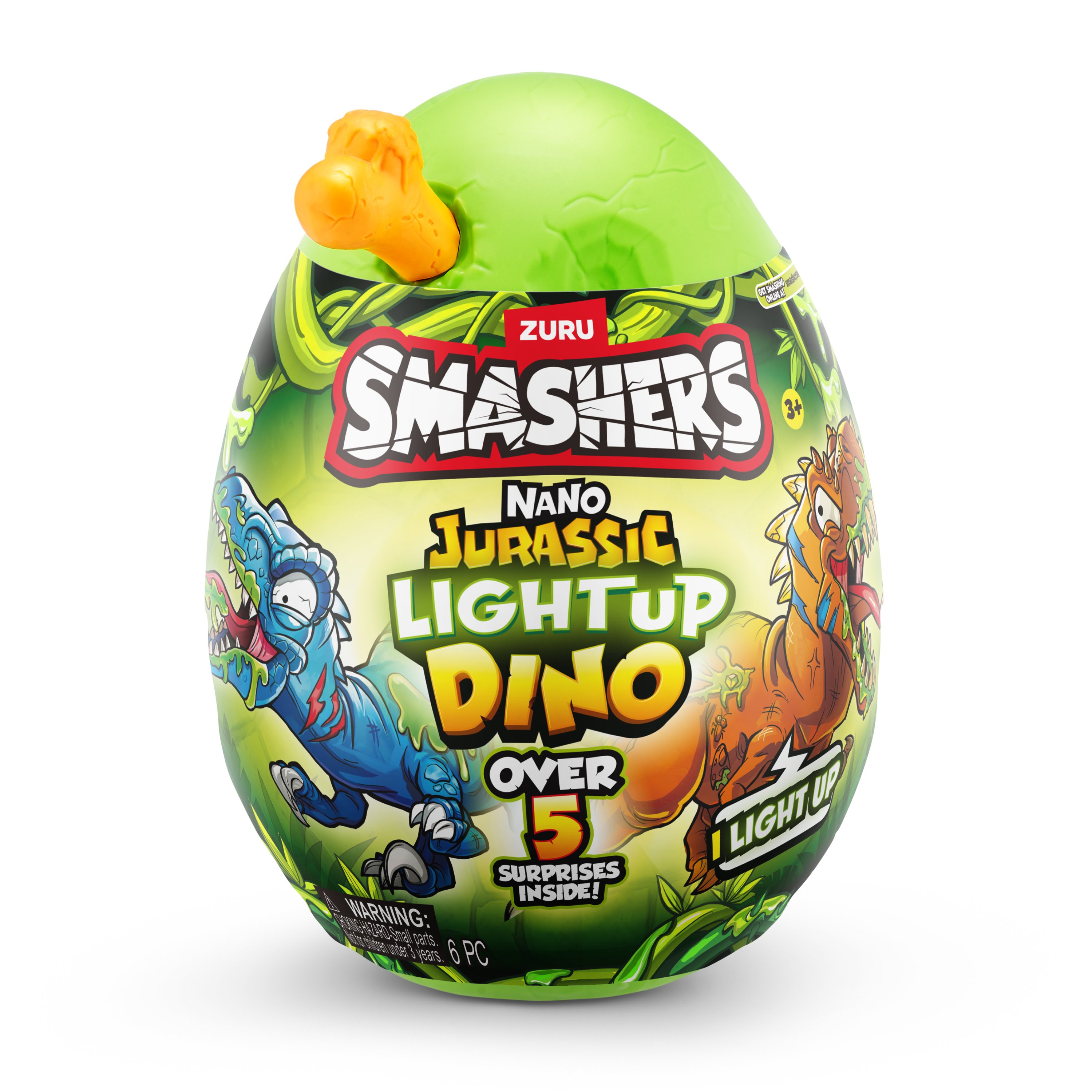 Zuru Smashers Nano Jurassic Light Up Dino Egg - Series 1 - Shop Action ...