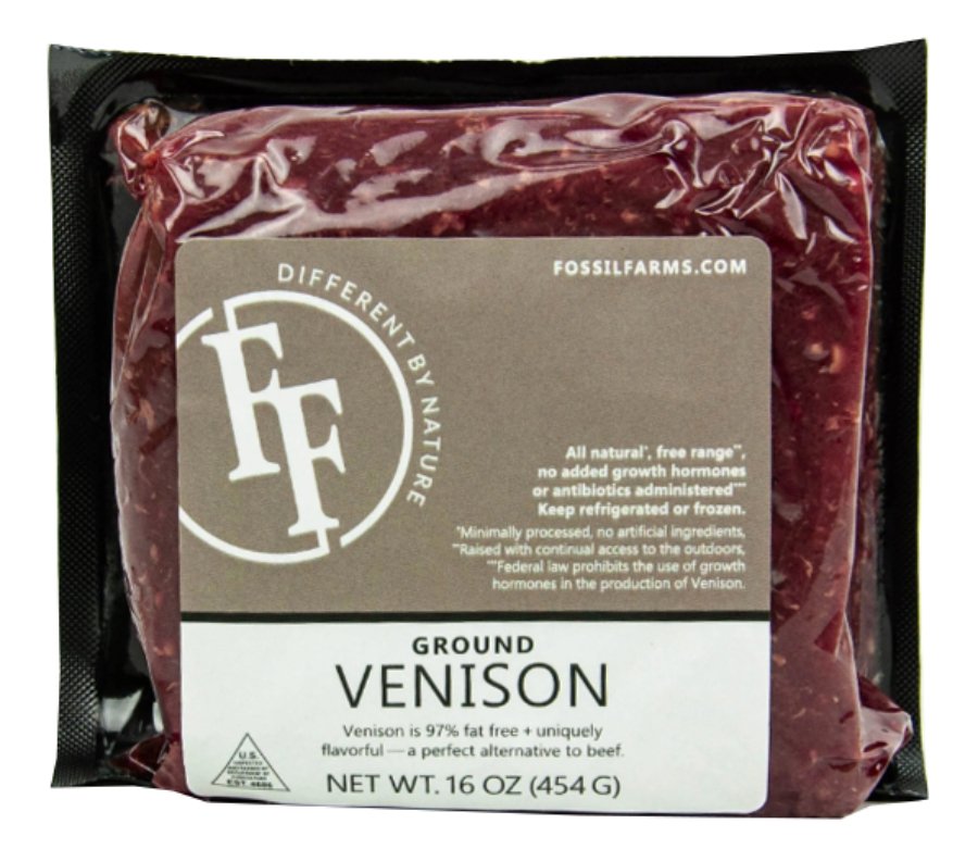 Fossil Farms Ground Venison, 16 oz | Central Market - Really Into Food