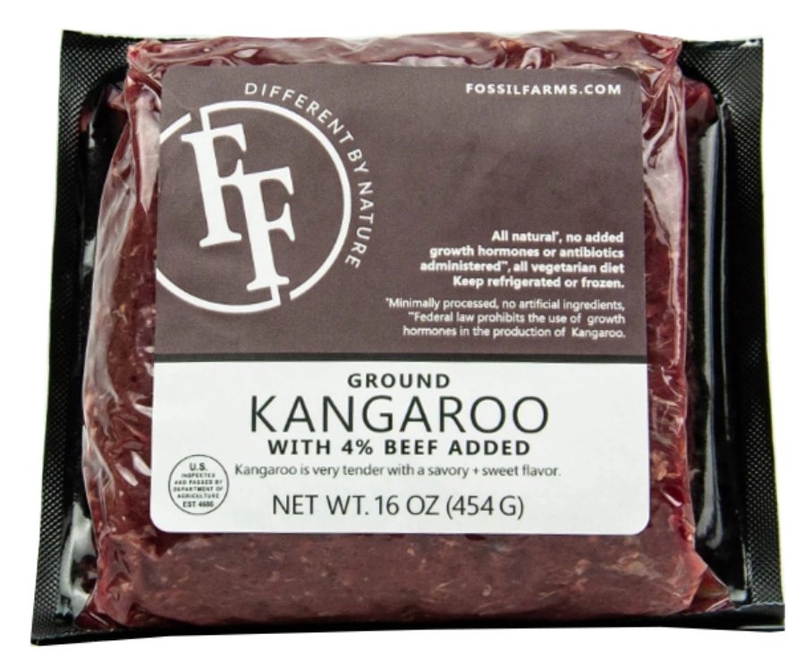Fossil Farms Ground Kangaroo, 16 oz | Central Market - Really Into Food