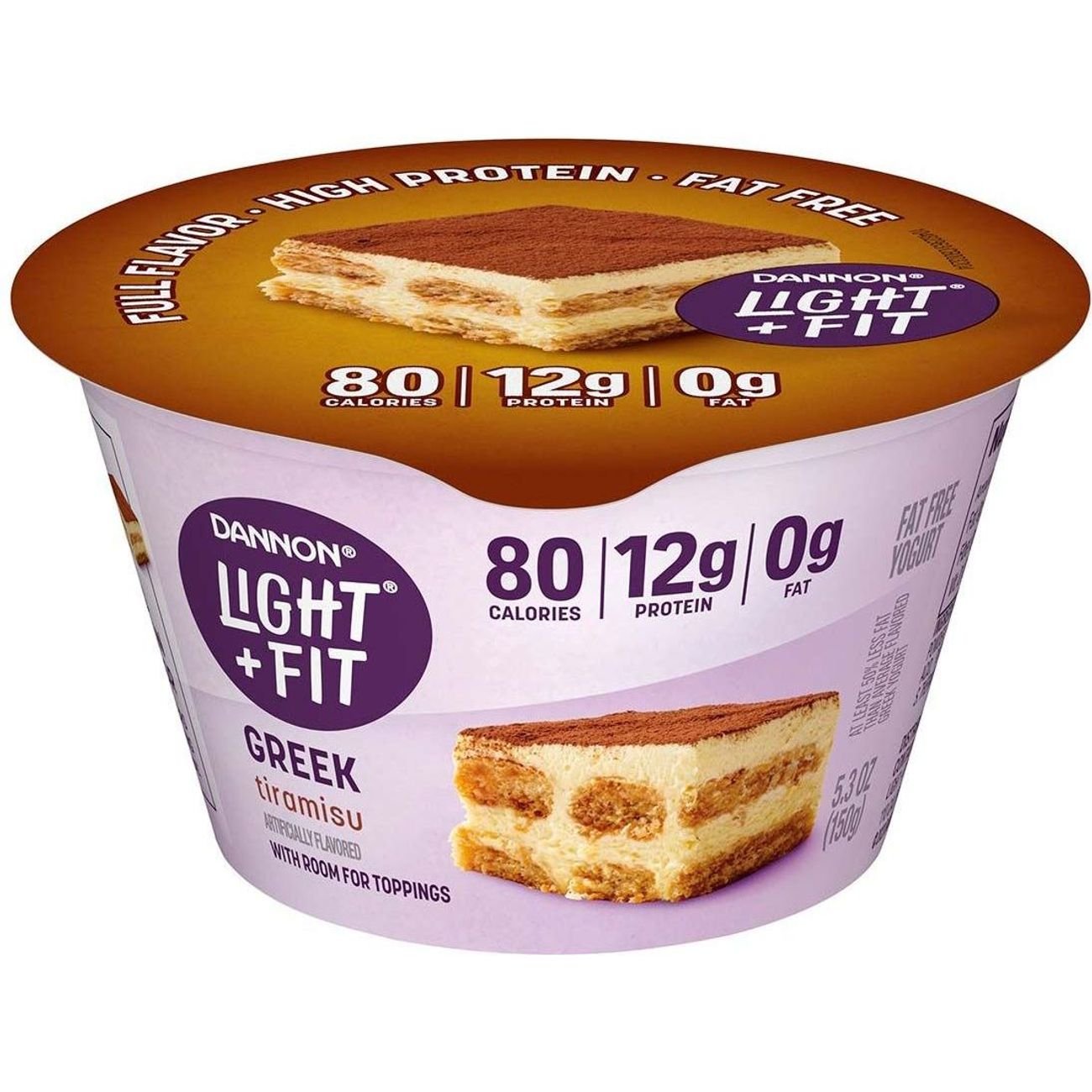 Dannon Light+Fit Tiramisu Greek Yogurt - Shop Yogurt at H-E-B