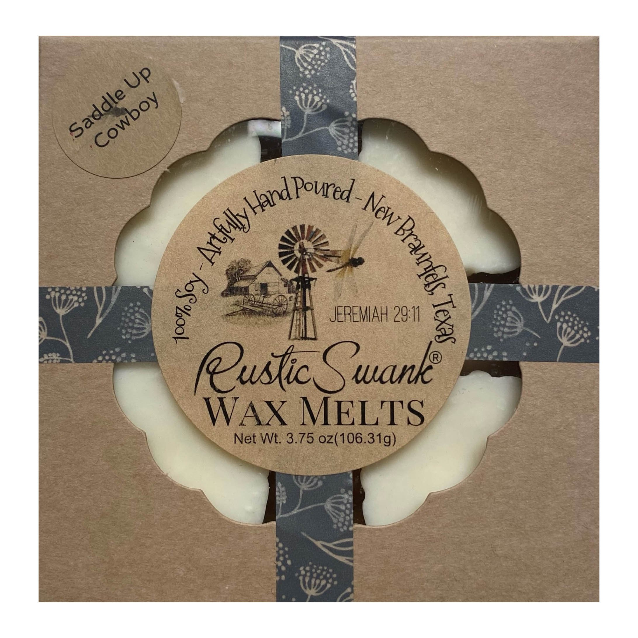 Texas Proud Rustic Swank Saddle Up Cowboy Scented Wax Melts - Shop ...