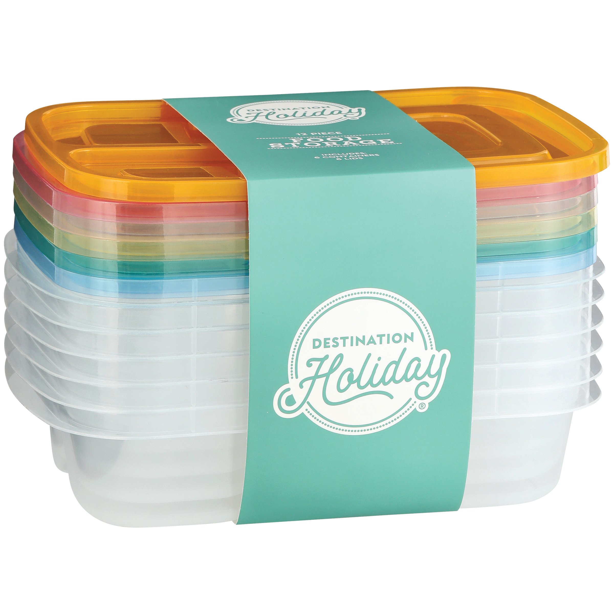 Destination Holiday Divided Food Storage Container - Shop Food storage ...