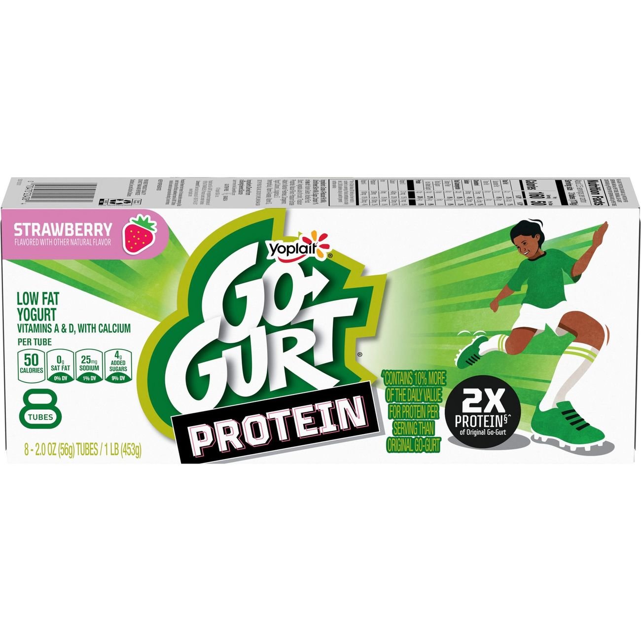 Yoplait GoGurt Protein Strawberry Yogurt Tubes - Shop Yogurt at H-E-B