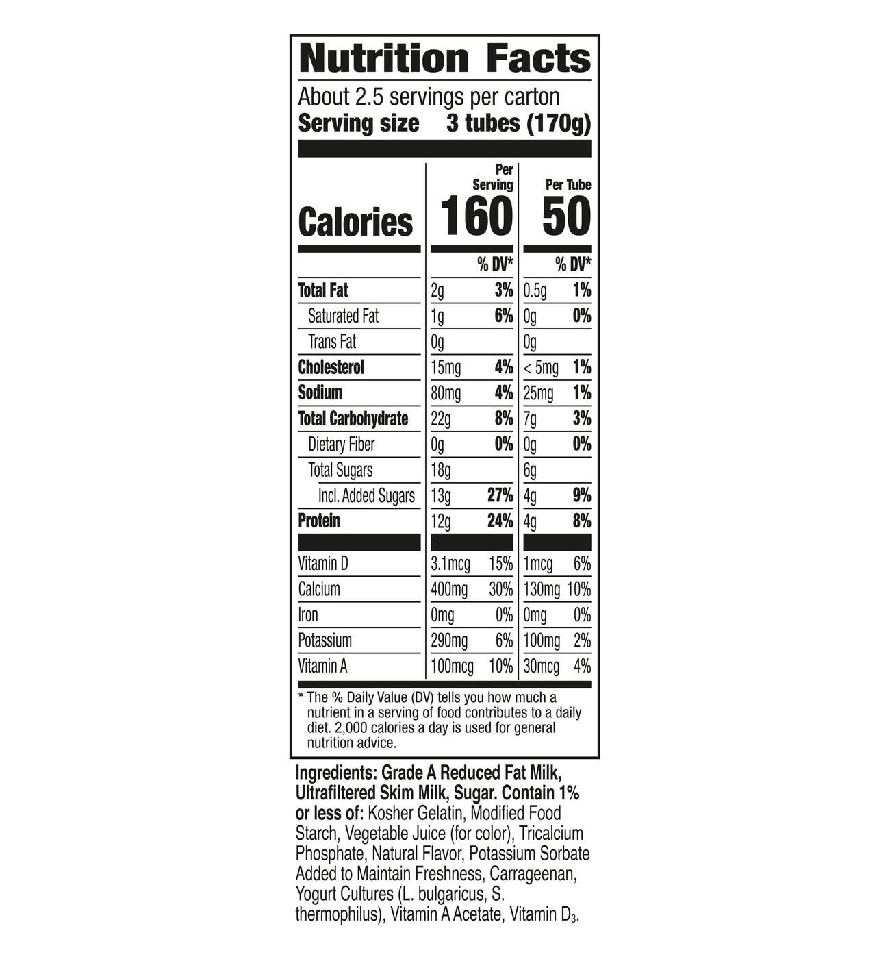 Yoplait GoGurt Protein Strawberry Yogurt Tubes - Shop Yogurt at H-E-B