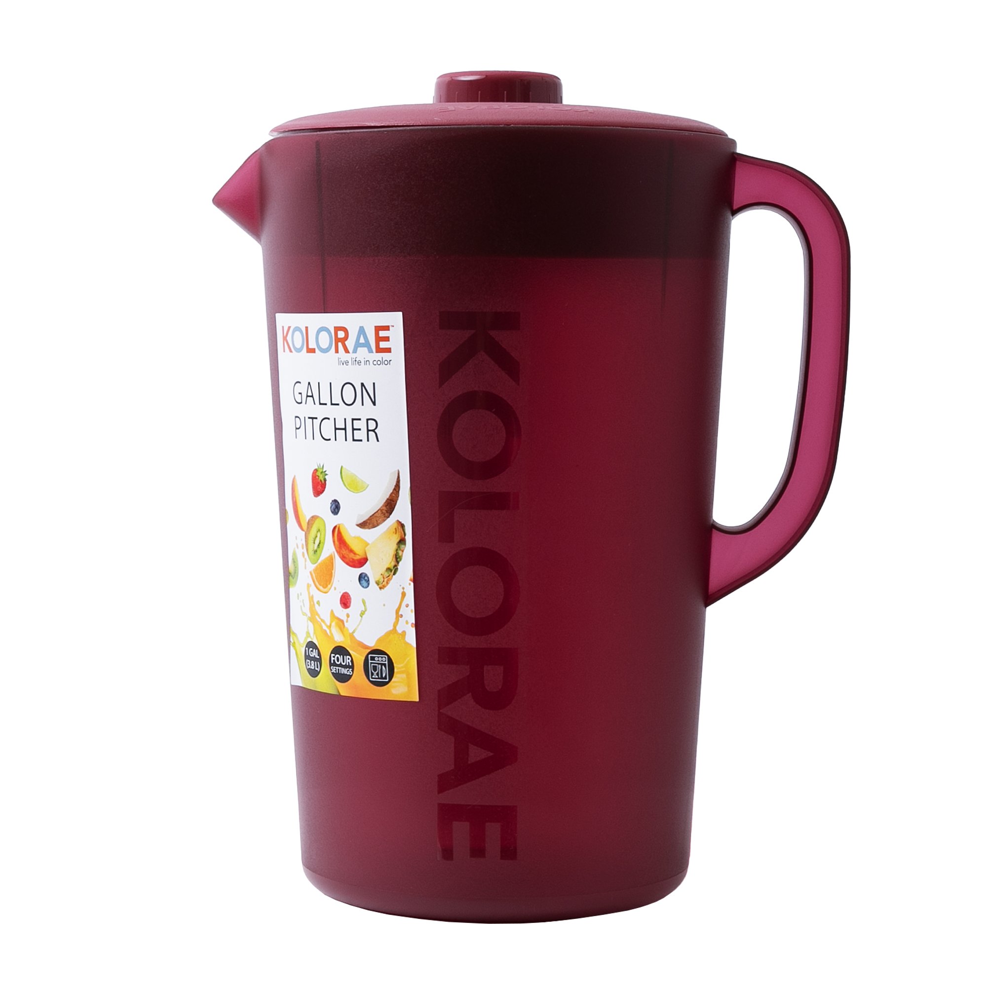 KOLORAE Gallon Pitcher - Maroon - Shop Pitchers & dispensers at H-E-B
