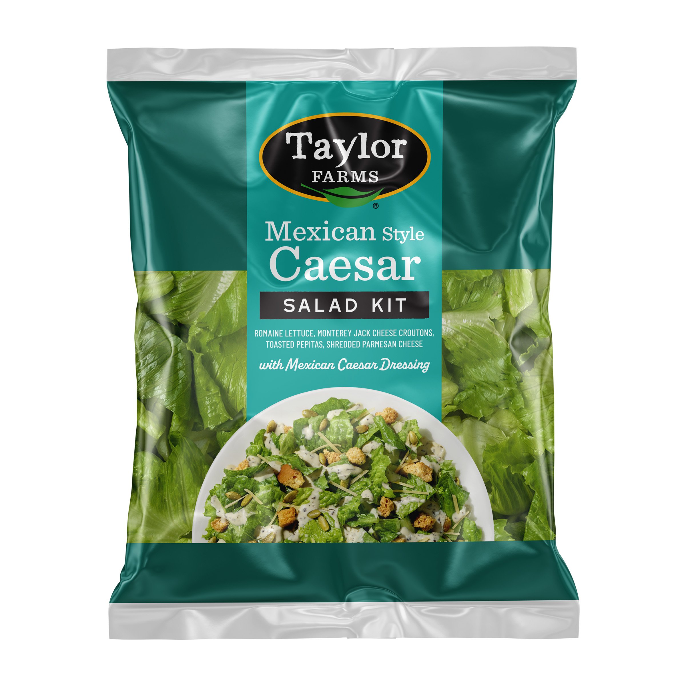 Taylor Farms Mexican Style Caesar Salad Kit - Shop Salads at H-E-B
