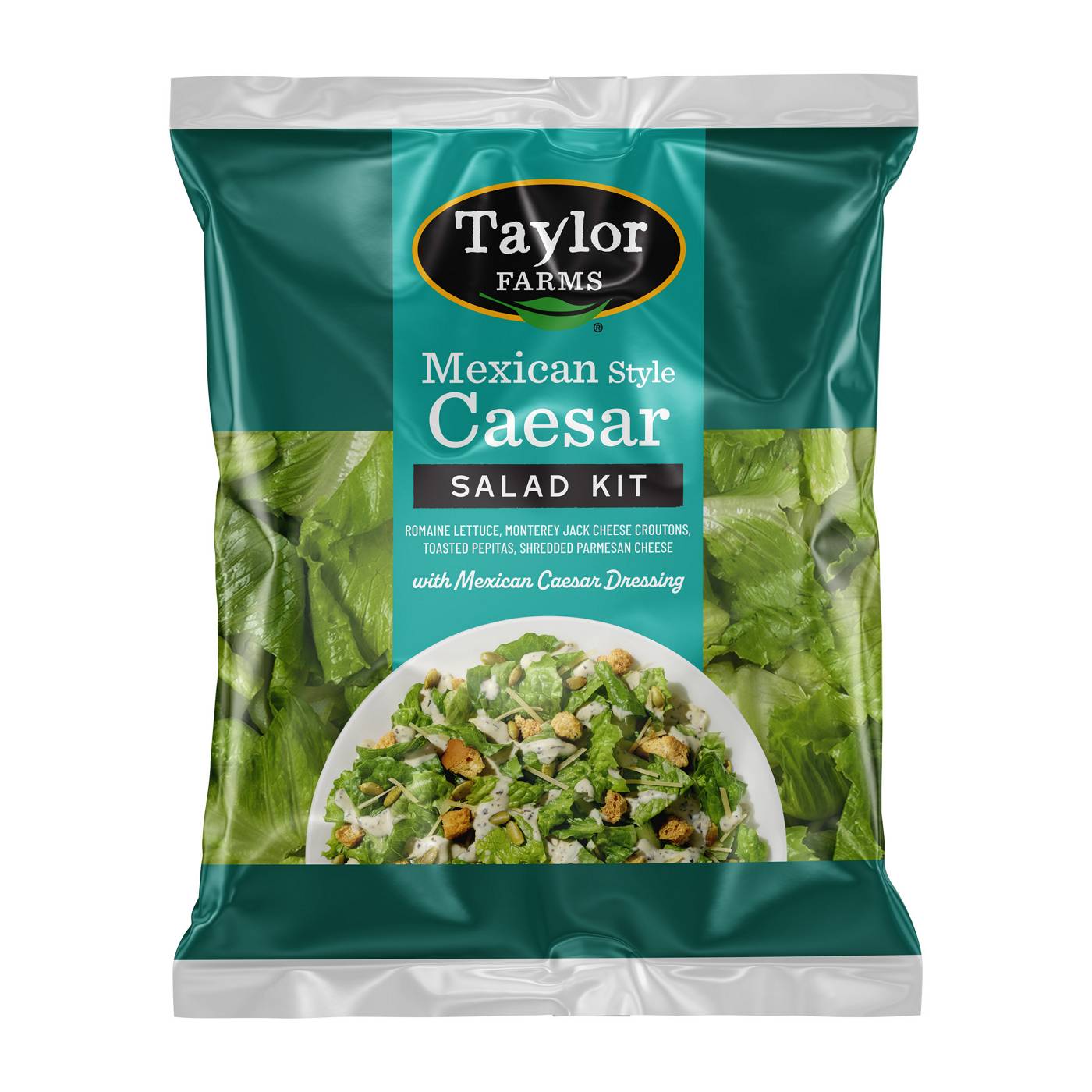 Taylor Farms Mexican Style Caesar Salad Kit - Shop Salads at H-E-B