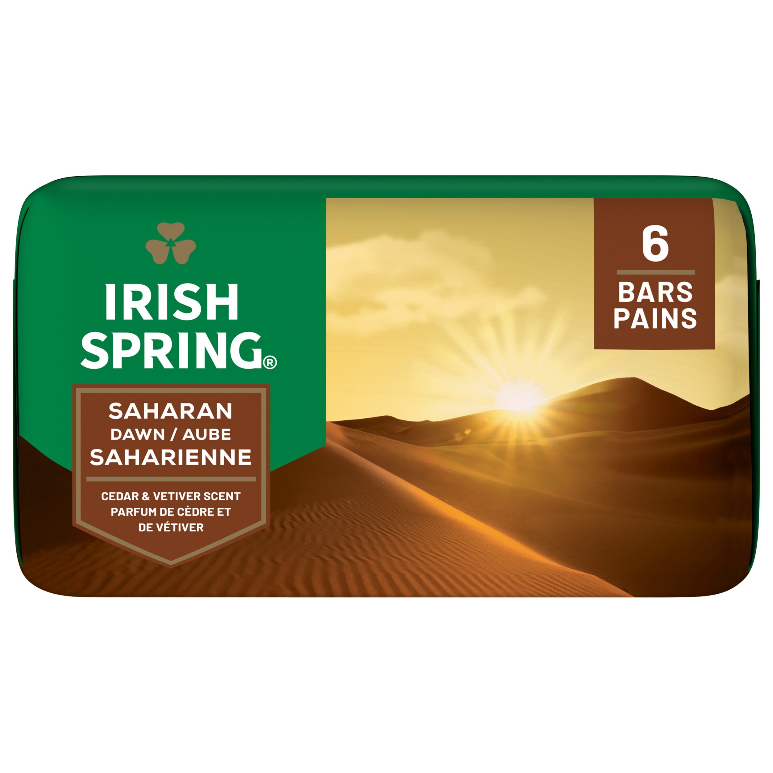 Irish Spring Men's Bar Soap Saharan Dawn - Cedar & Vetiver - Shop Hand ...