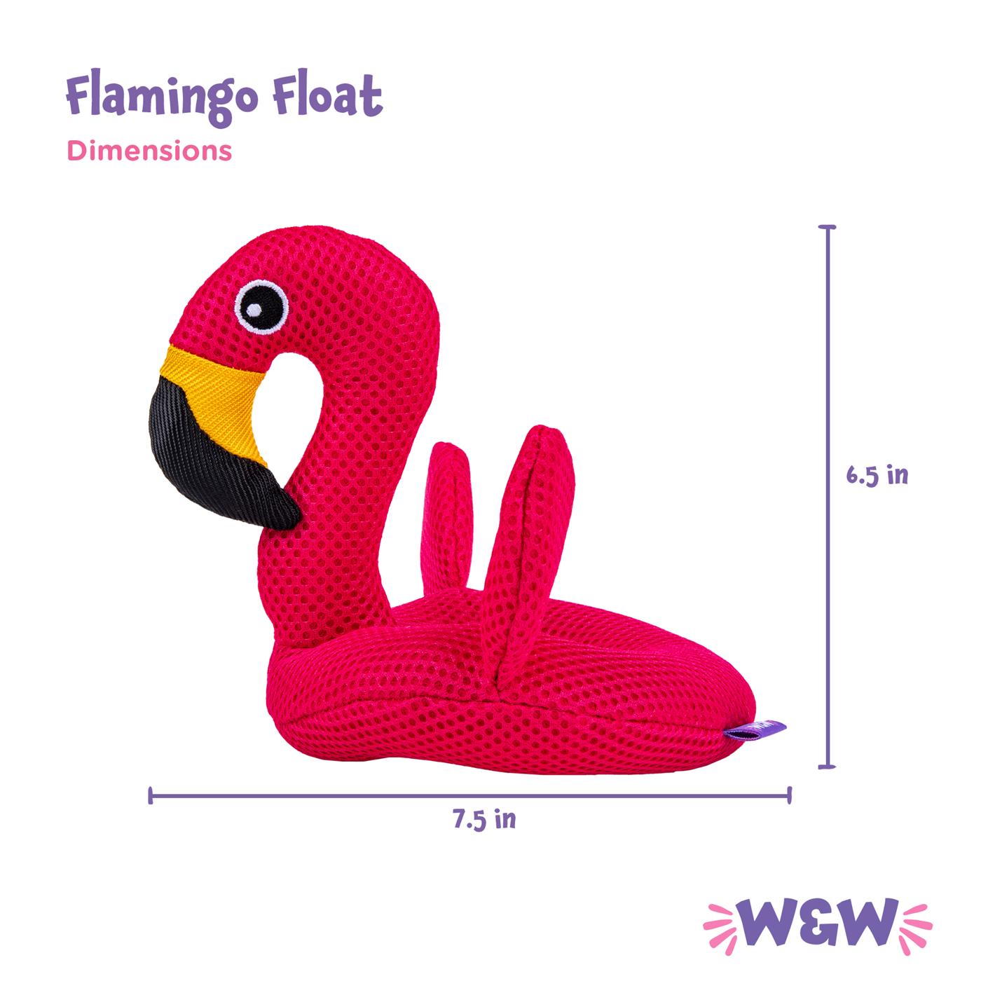 Woof & Whiskers Flamingo Plush Float Dog Toy - Shop Plush toys at H-E-B