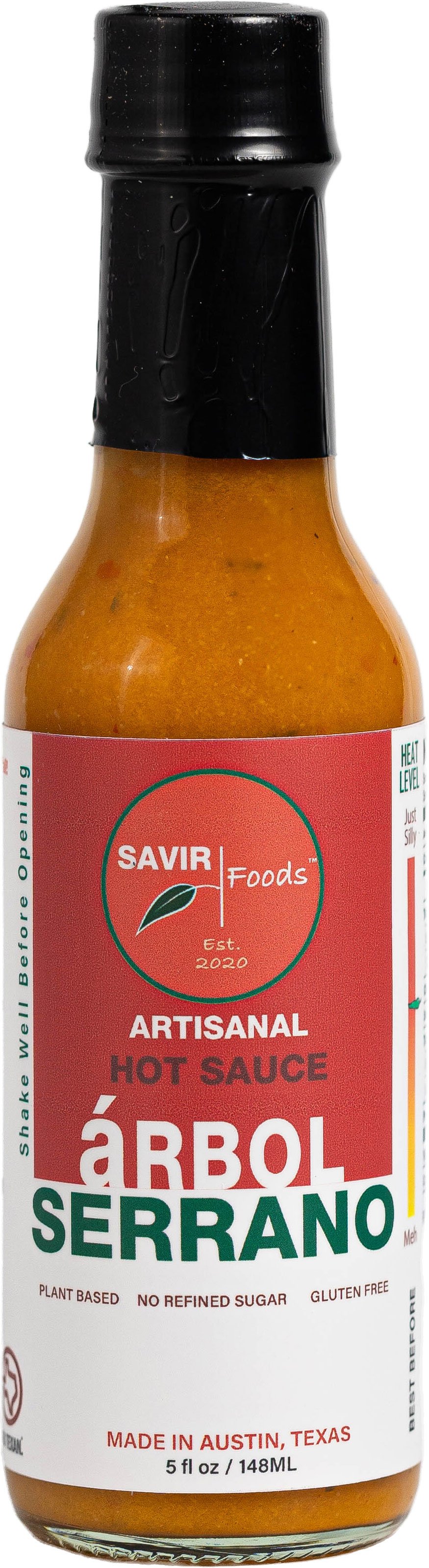 Savir Foods Árbol Serrano Artisanal Hot Sauce, 5 oz | Central Market ...