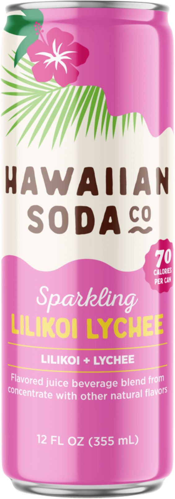 Hawaiian Soda Co Sparkling Lilikoi Lychee Soda, 12 oz | Central Market ...