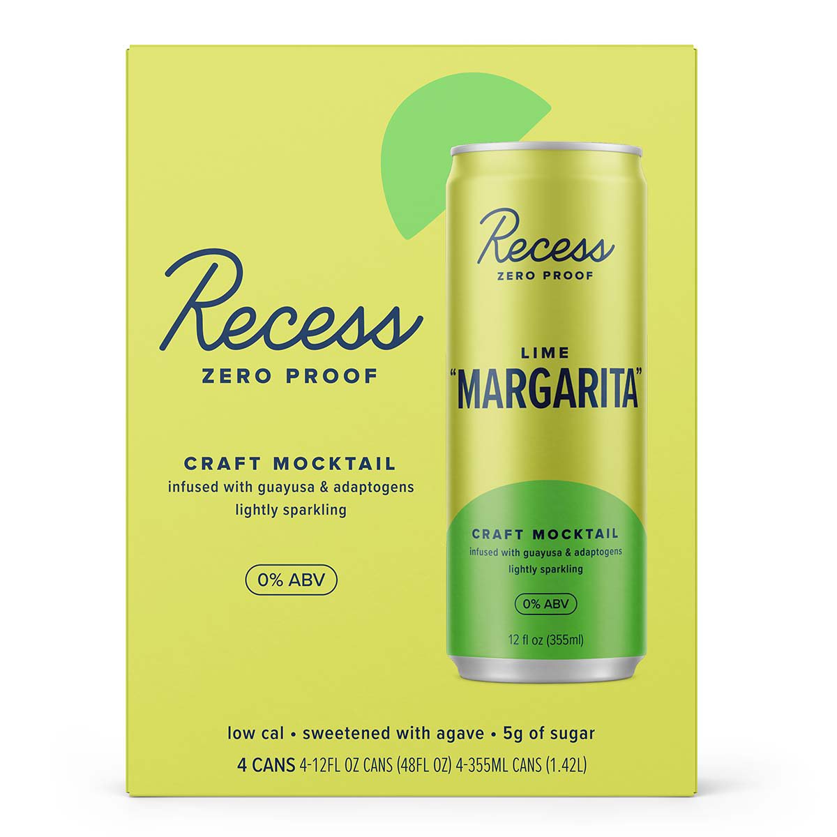 Recess Zero Proof Lime Margarita Craft Mocktail 4 pk Cans - Shop Diet ...