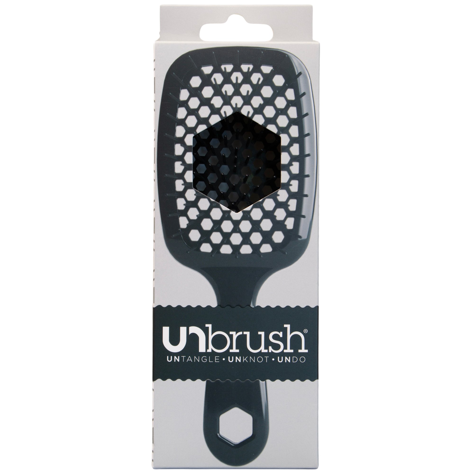 Unbrush Detangling Paddle Hair Brush - Midnight Black - Shop Brushes ...