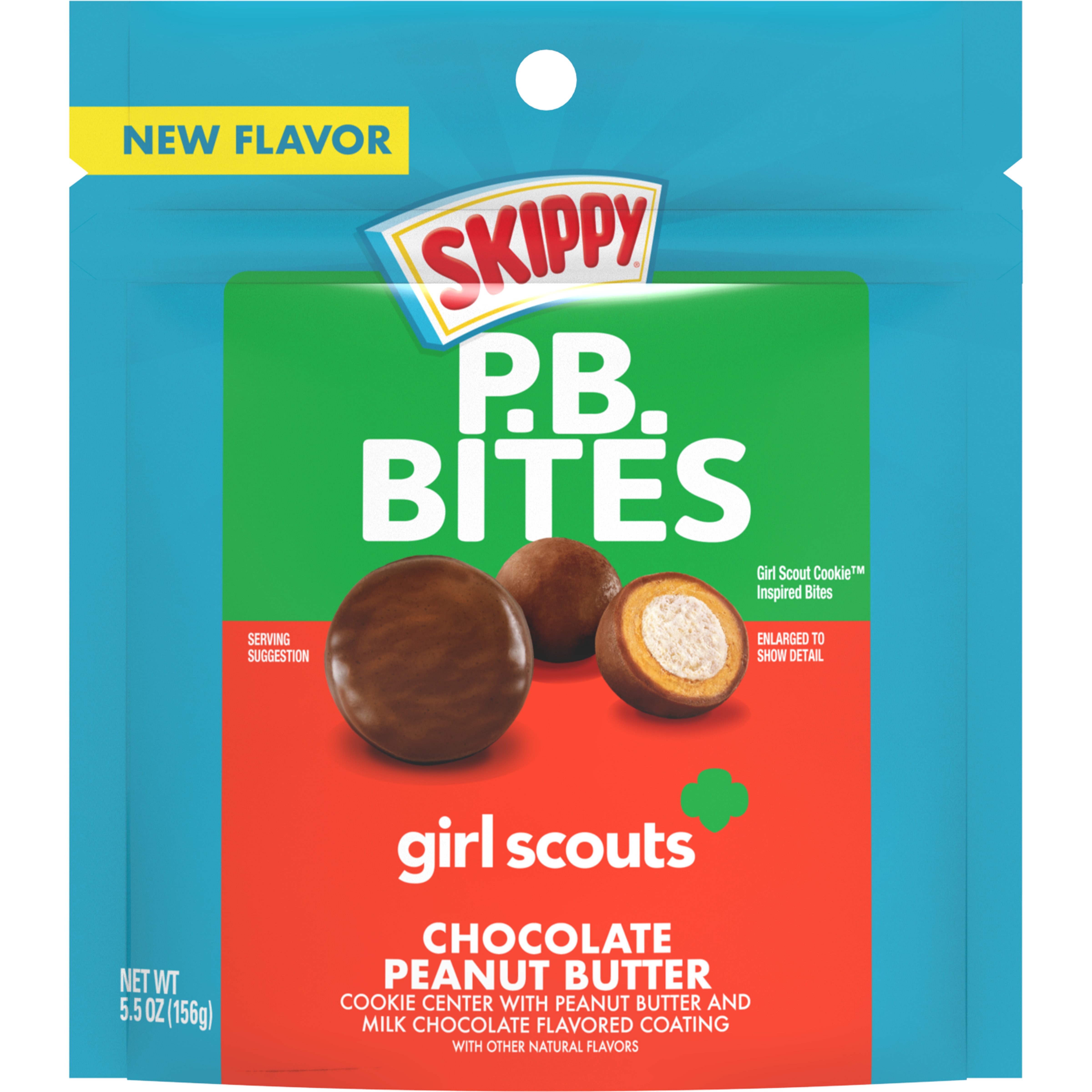 Skippy P.B. Bites Girl Scouts Chocolate Peanut Butter - Shop Granola ...