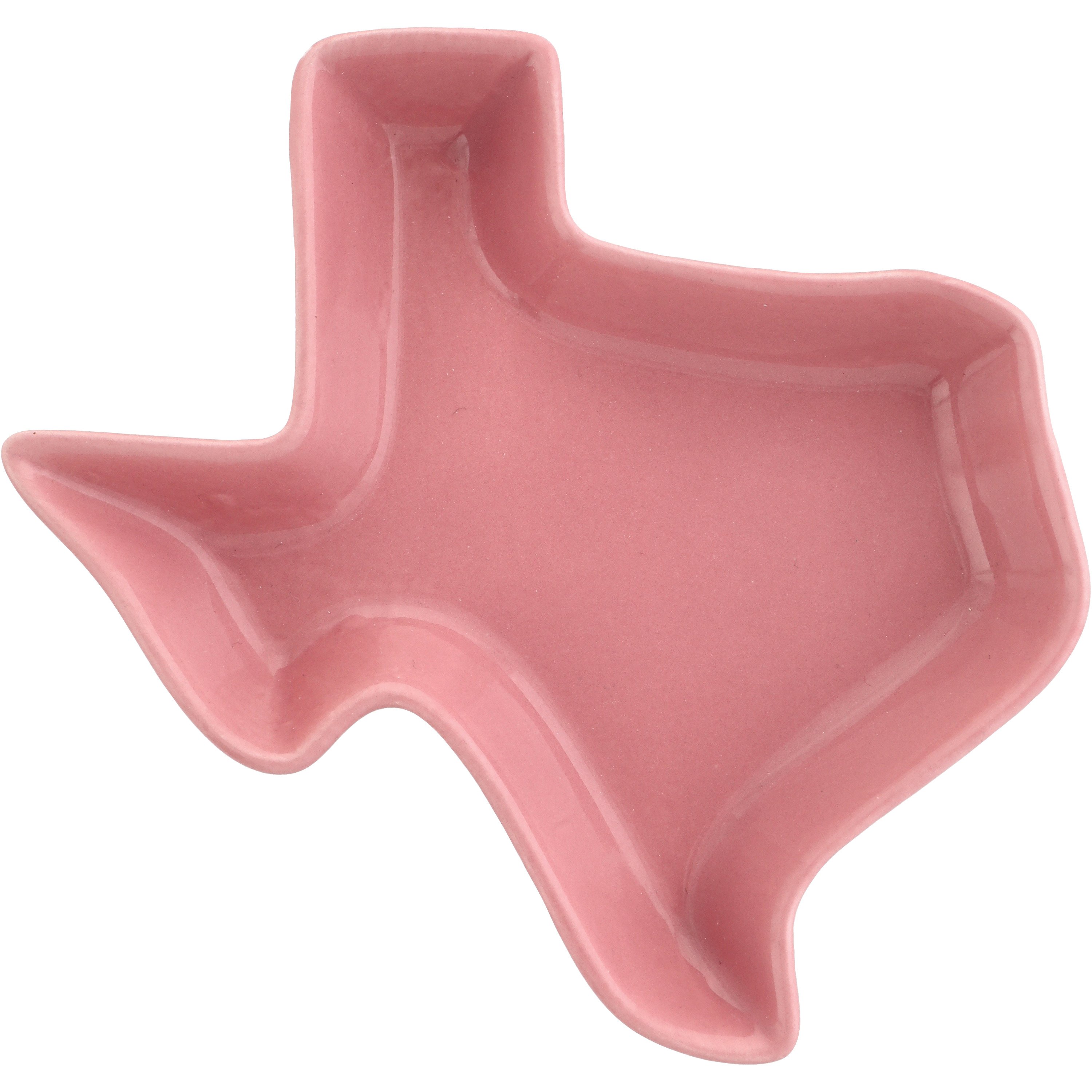 Destination Holiday Texas Shaped Ceramic Trinket Tray - Pink - Shop ...