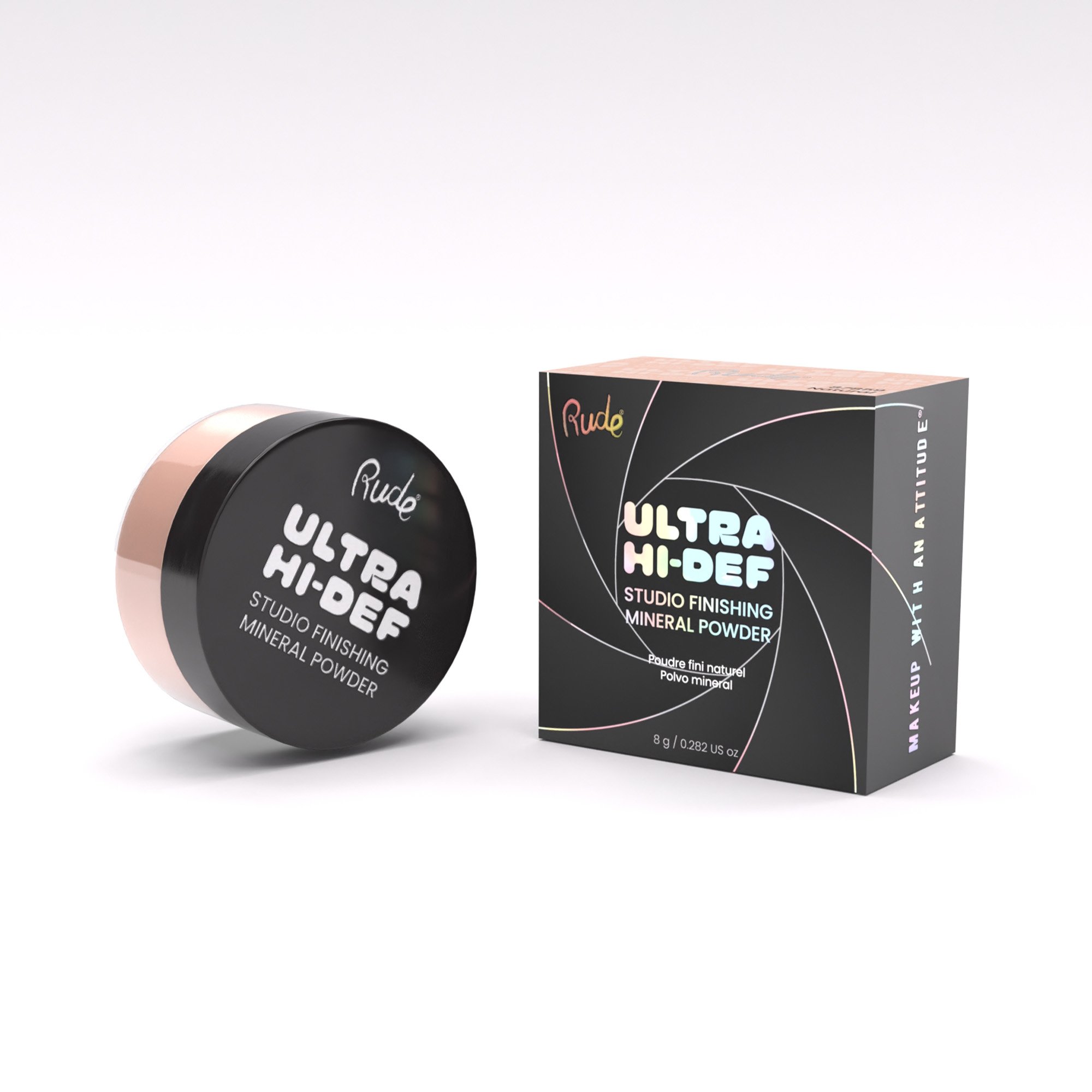 Rude Cosmetics Ultra Hi-Def Mineral Powder - Natural - Shop Powder at H-E-B