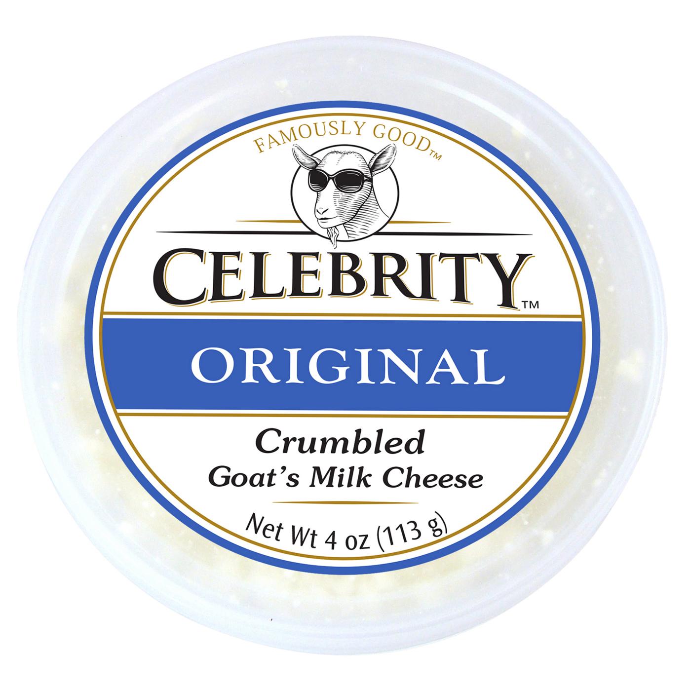 Celebrity Goat Crumble Cheese - Plain - Shop Cheese at H-E-B