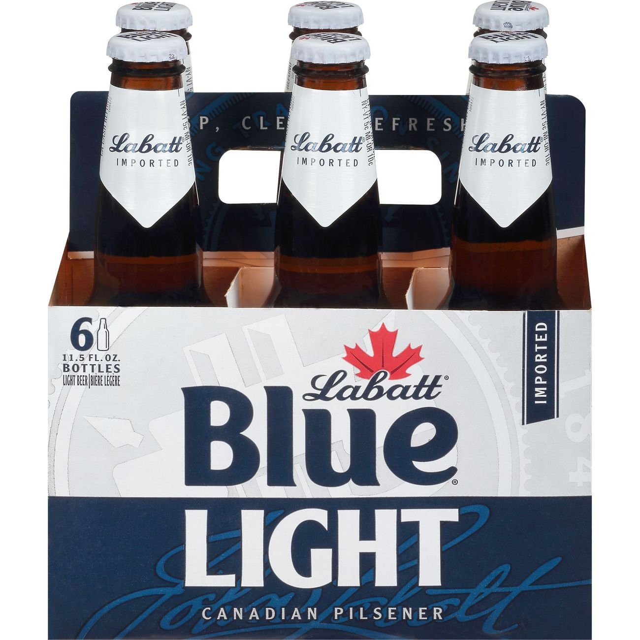 Labatt Blue Light Canadian Pilsner Import Beer 6 pk Cans - Shop Beer at ...