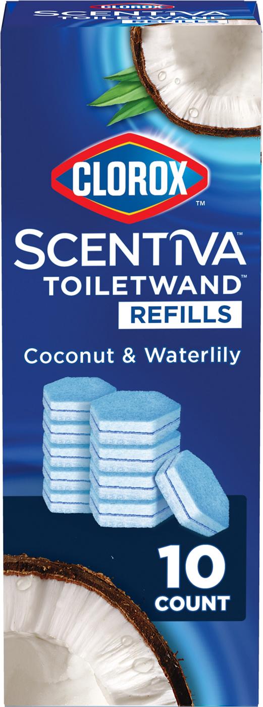 Clorox Scentiva Toiletwand Refills - Coconut & Waterlily - Shop Toilet ...