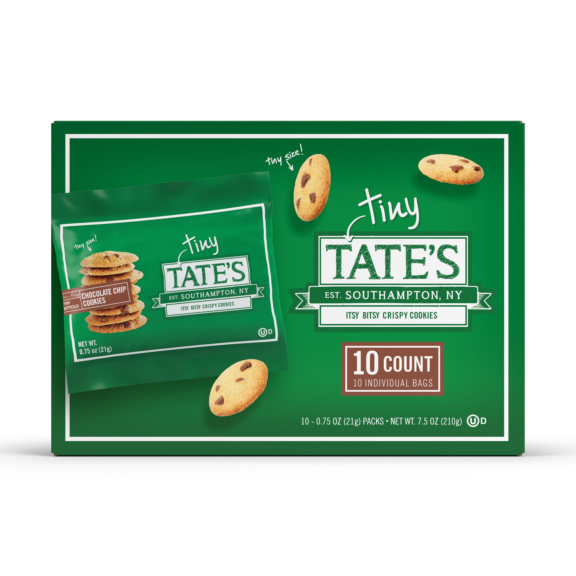 Tate's Bake Shop Tiny Tate's Chocolate Chip Cookies 0.75 oz Bags - Shop ...