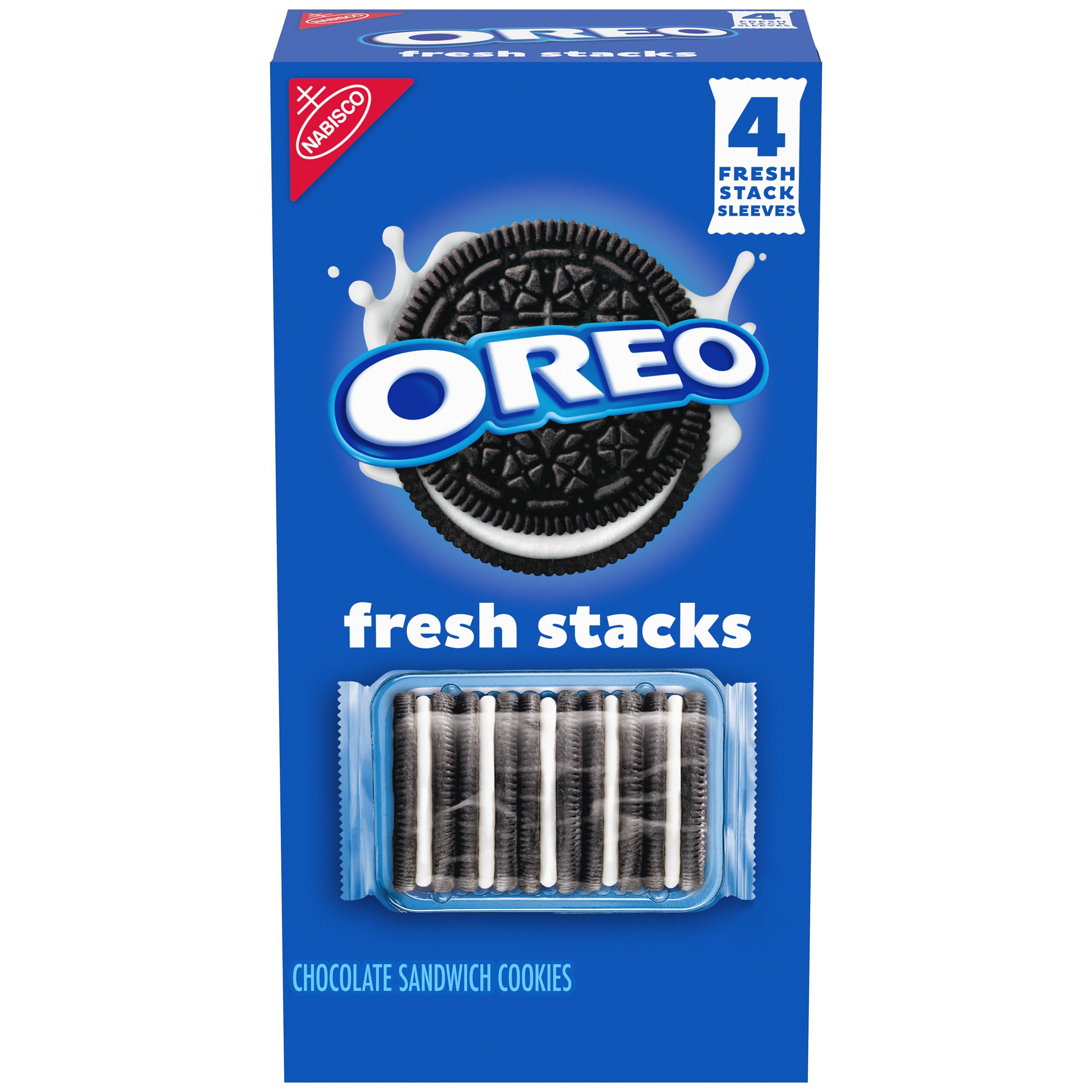 OREO Fresh Stacks Chocolate Sandwich Cookies - Shop Cookies at H-E-B