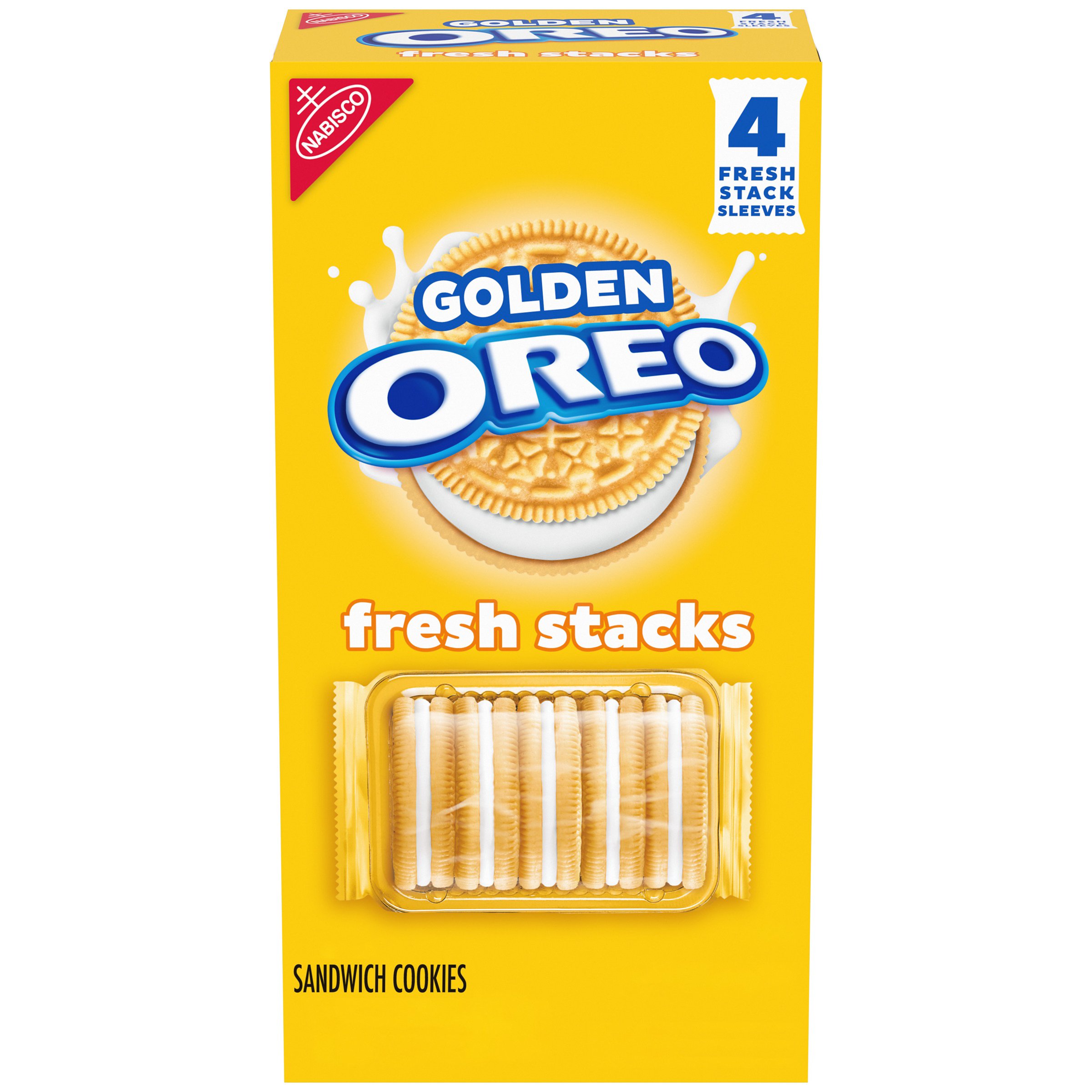 OREO Golden Fresh Stacks Sandwich Cookies - Shop Cookies at H-E-B