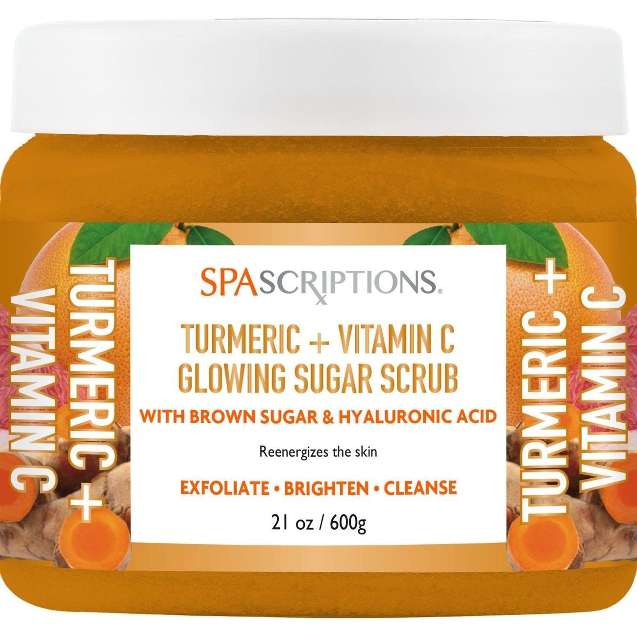 SpaScriptions Glowing Sugar Scrub - Turmeric & Vitamin C - Shop Body ...