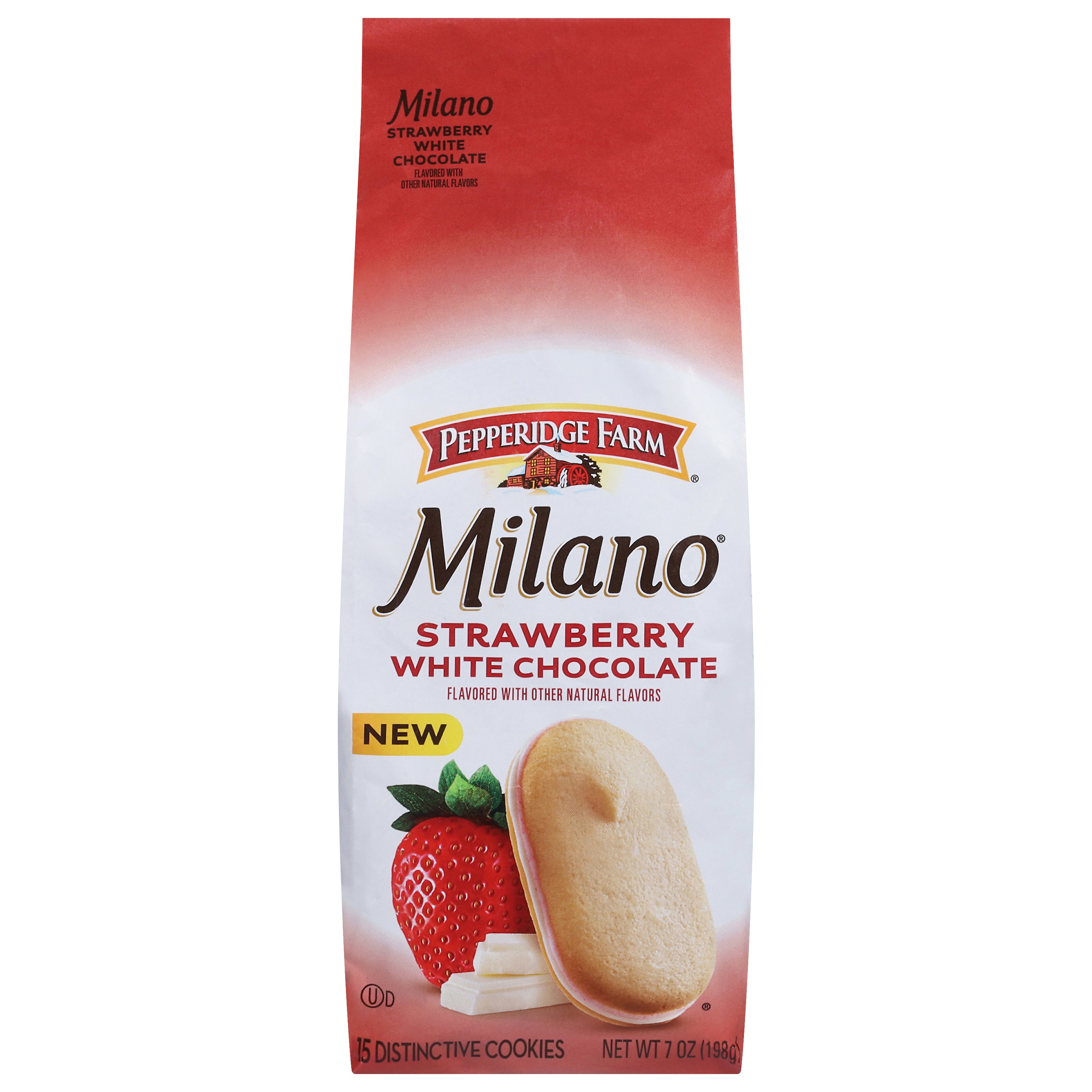 Pepperidge Farm Milano Strawberry White Chccolate Cookies - Shop ...