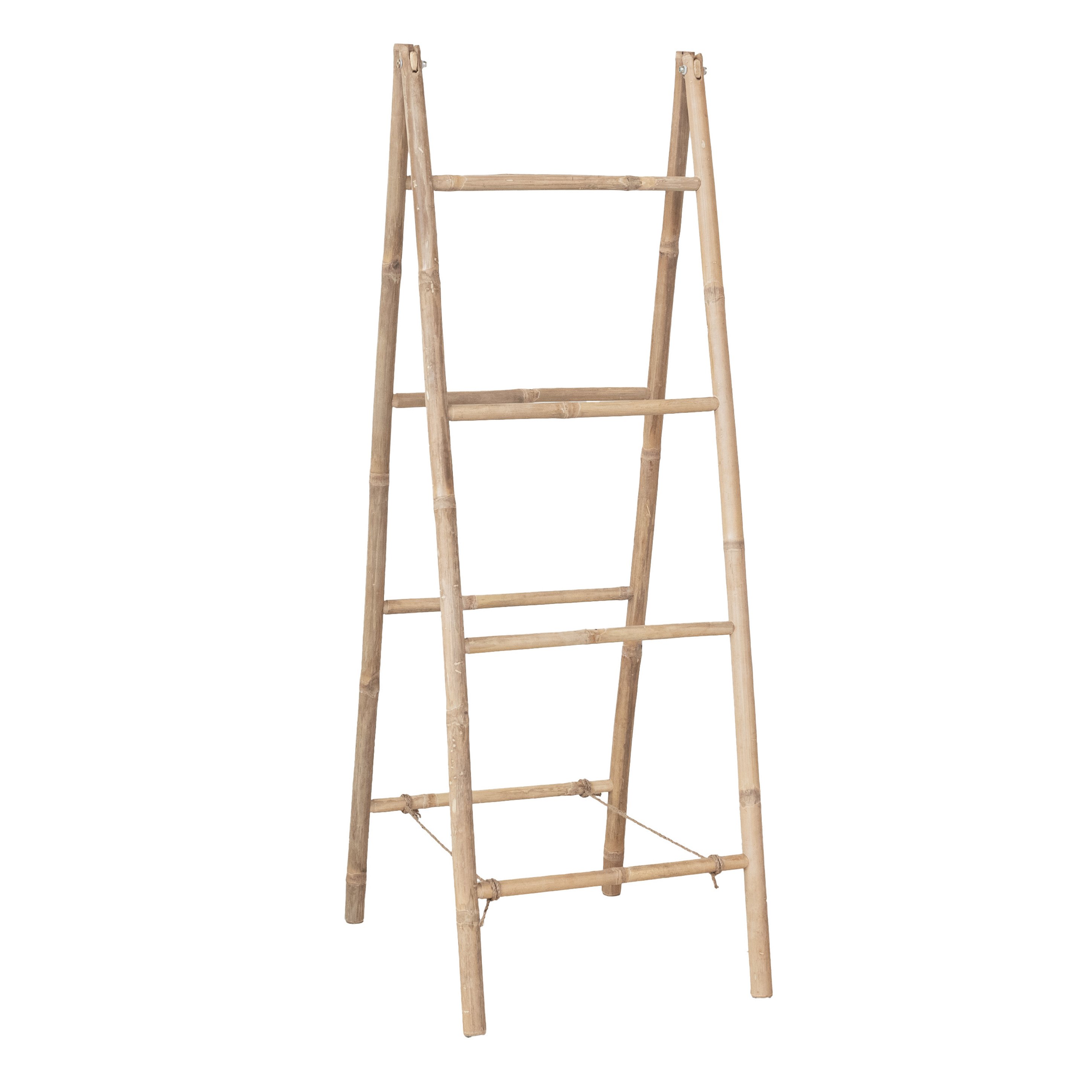 Creative Co-Op Decorative Bamboo Folding Ladder - Shop Seasonal decor ...