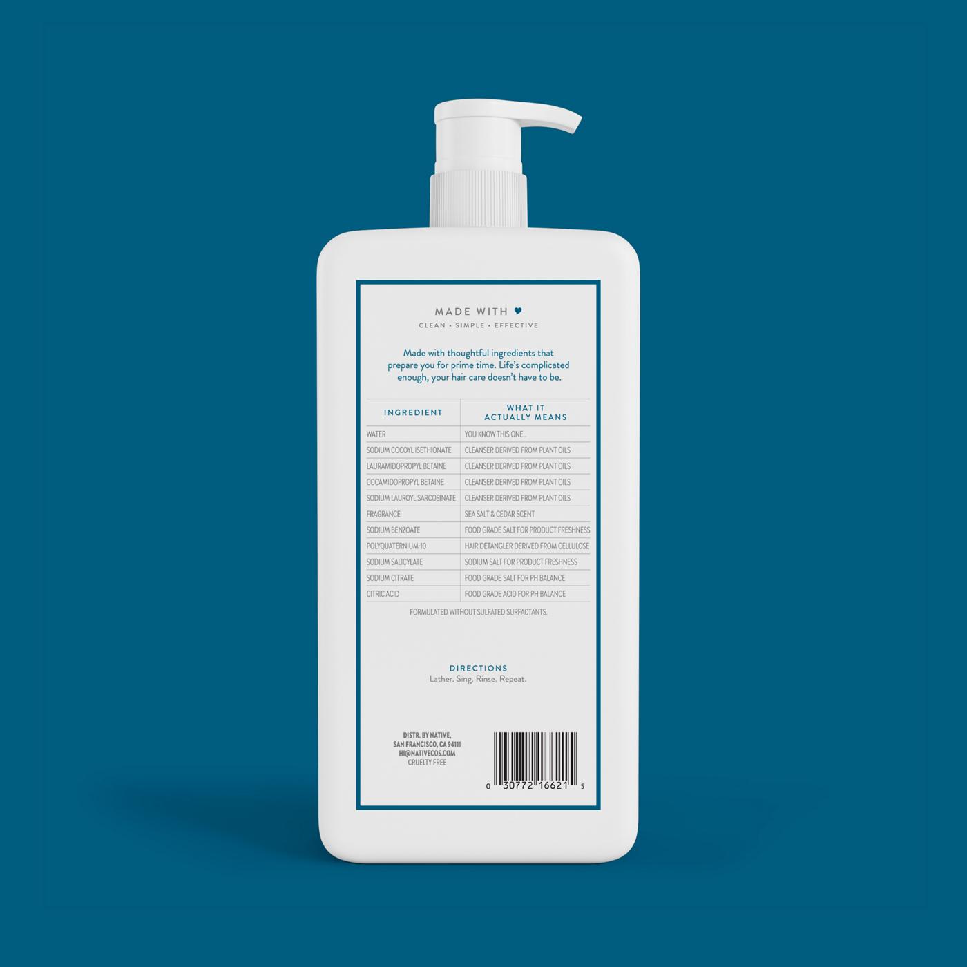 Native 2 In 1 Full & Thick Shampoo & Conditioner - Sea Salt & Cedar ...