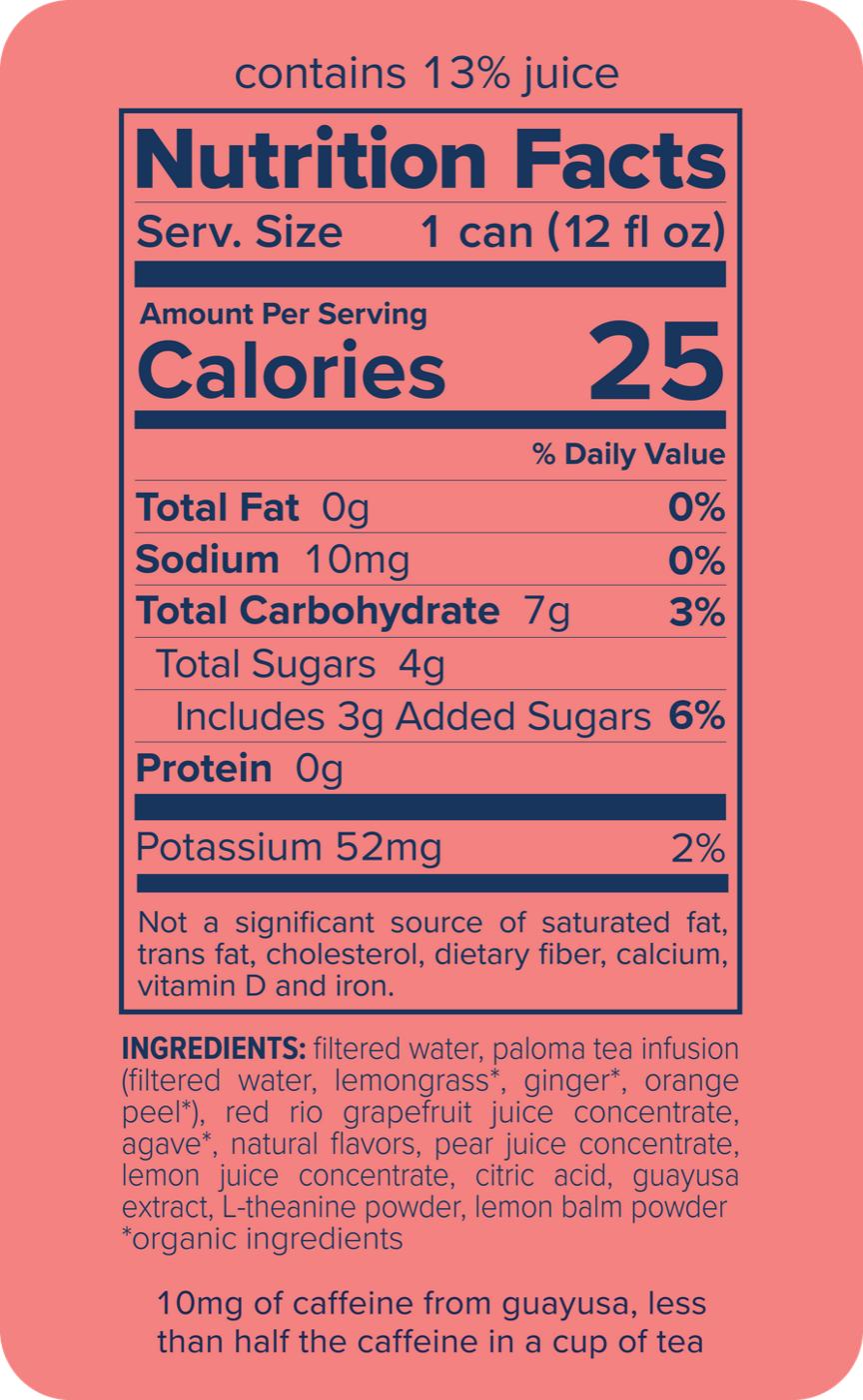 Recess Zero Proof Craft Mocktail - Grapefruit Paloma - Shop Tea at H-E-B