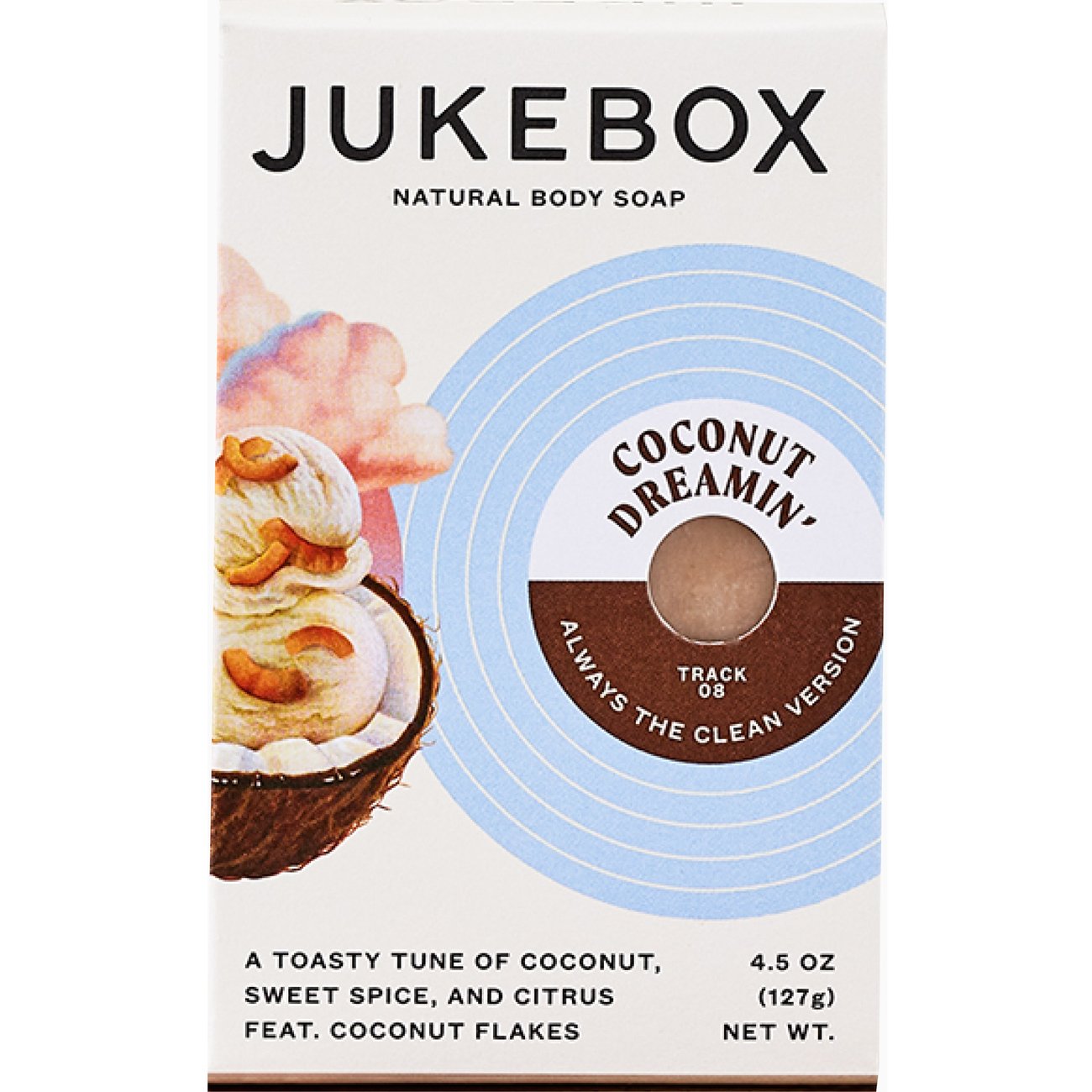 Jukebox Natural Bar Soap - Coconut Dreamin' - Shop Hand & bar soap at H-E-B