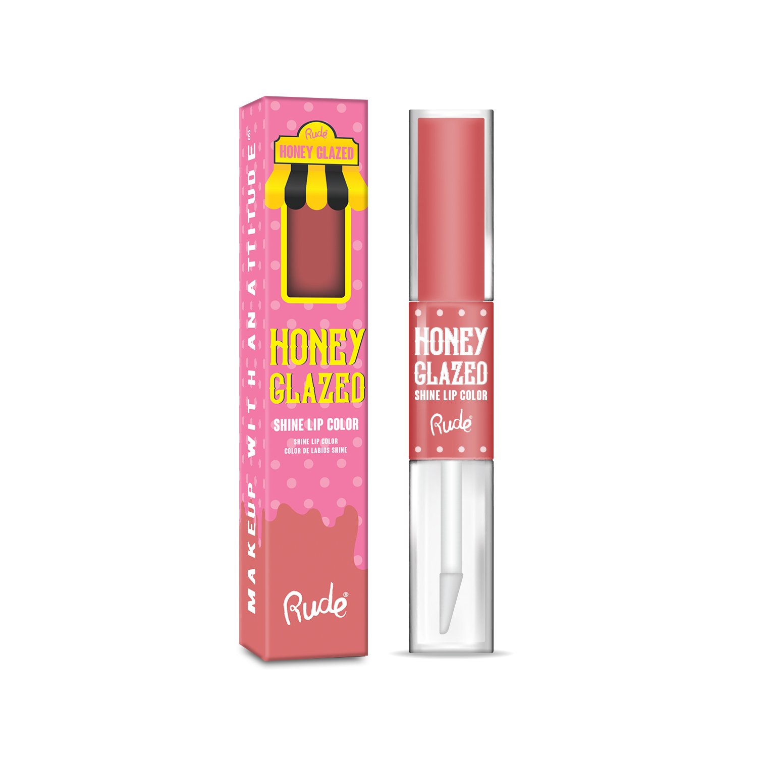 Rude Cosmetics Honey Glazed Shine Lip Color - Jelly-Filled - Shop Lip ...