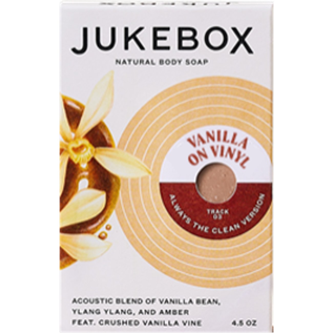 Jukebox Natural Bar Soap - Vanilla On Vinyl - Shop Hand & bar soap at H-E-B
