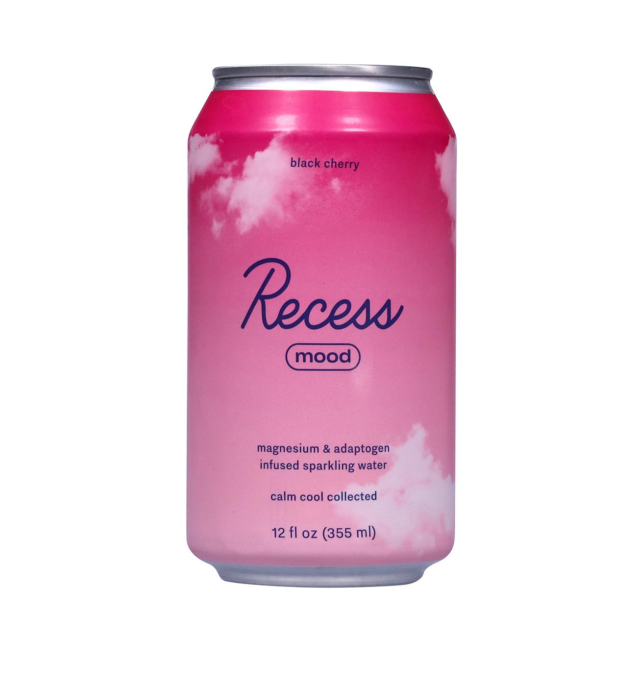 Recess Mood Infused Sparkling Water - Black Cherry - Shop Water at H-E-B