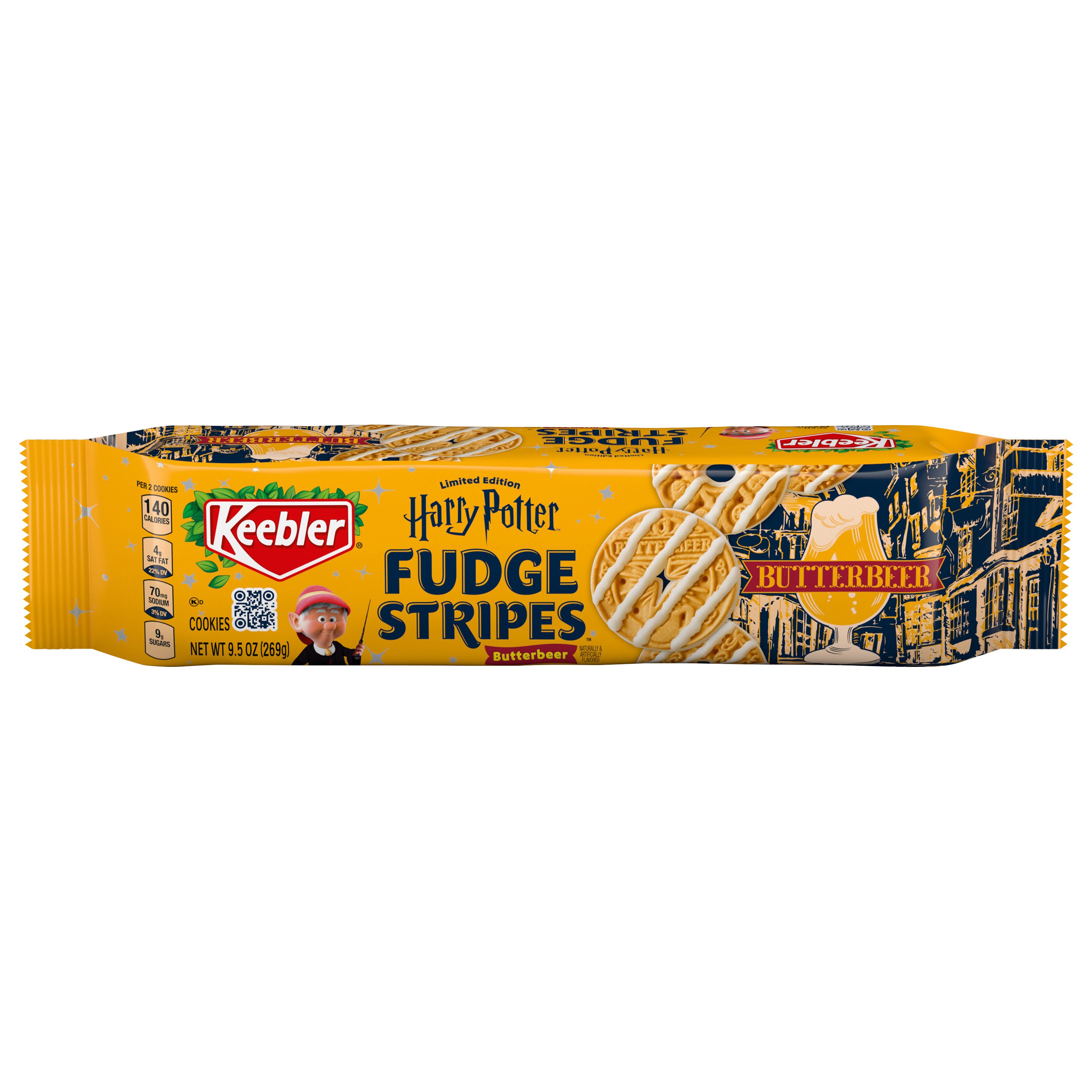 Keebler Limited Edition Harry Potter Fudge Stripes Butterbeer Cookies ...