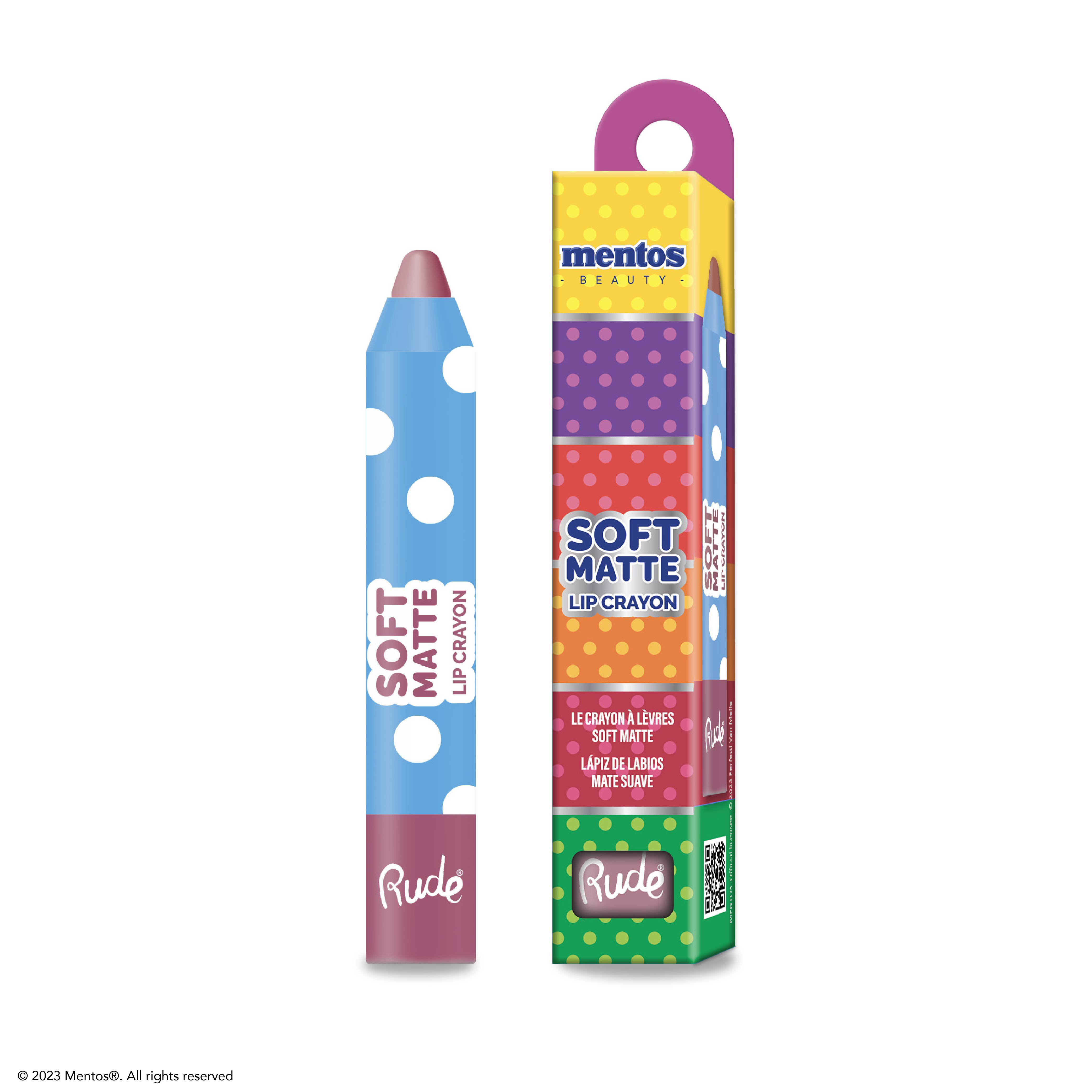 Rude Cosmetics Mentos Soft Matte Lip Crayon - Berry Sweet - Shop ...
