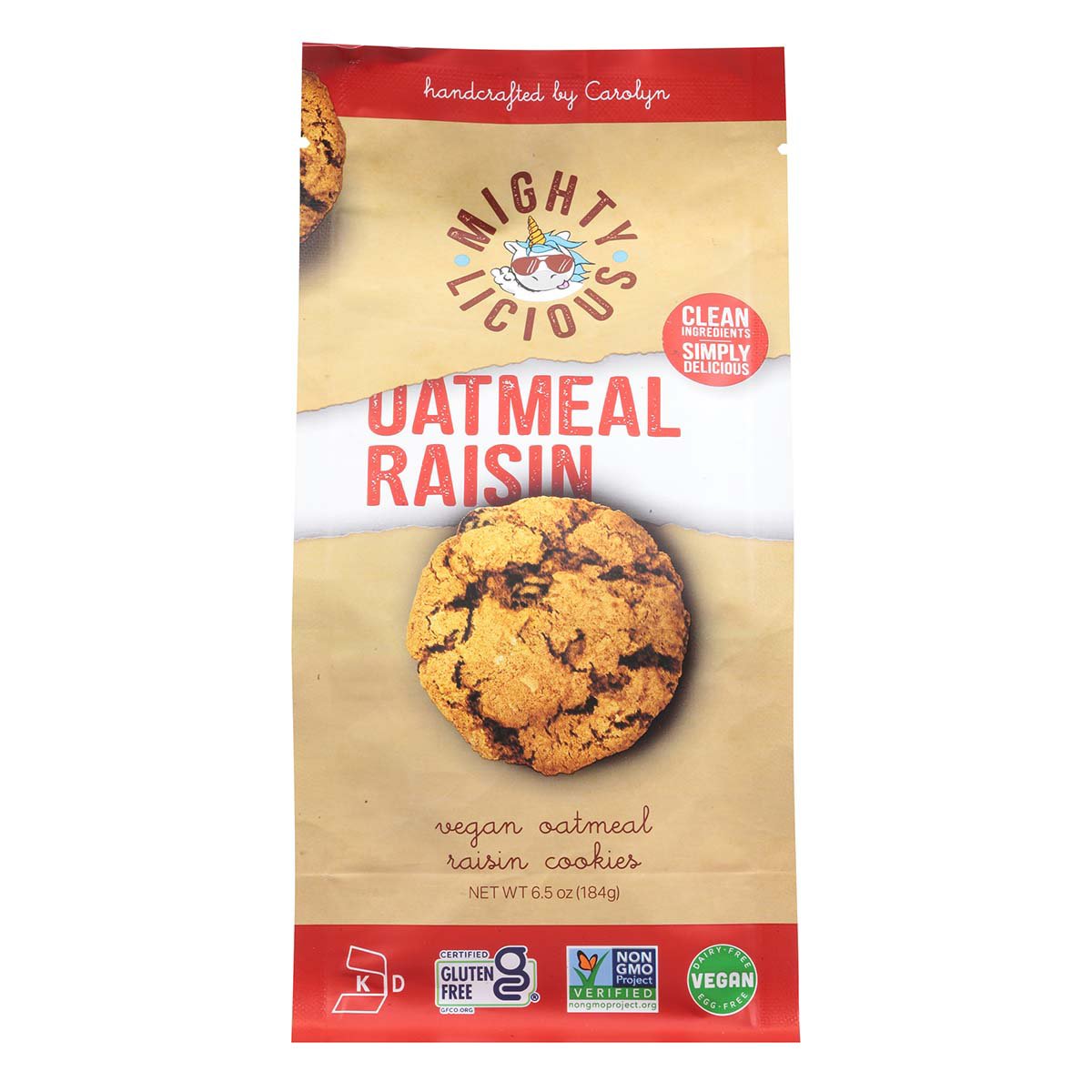 Mightylicious Oatmeal Raisin Vegan Cookies - Shop Cookies at H-E-B