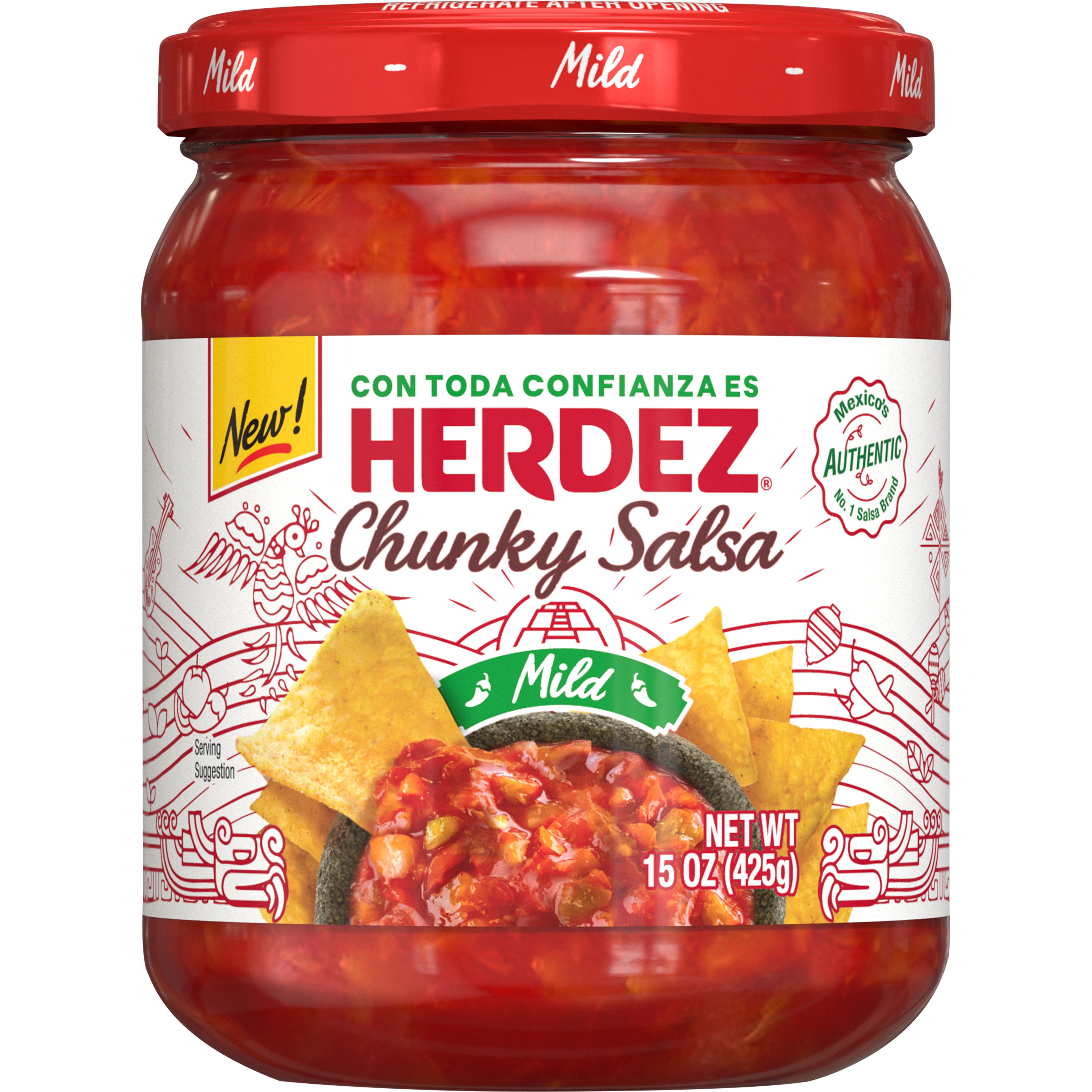 Herdez Chunky Salsa - Mild - Shop Salsa & dip at H-E-B