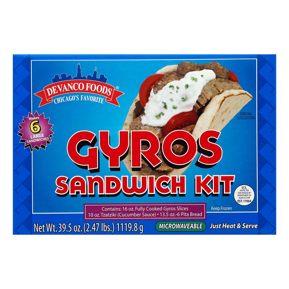 Devanco Foods Gyros Sandwich Kit - Shop Entrees & sides at H-E-B