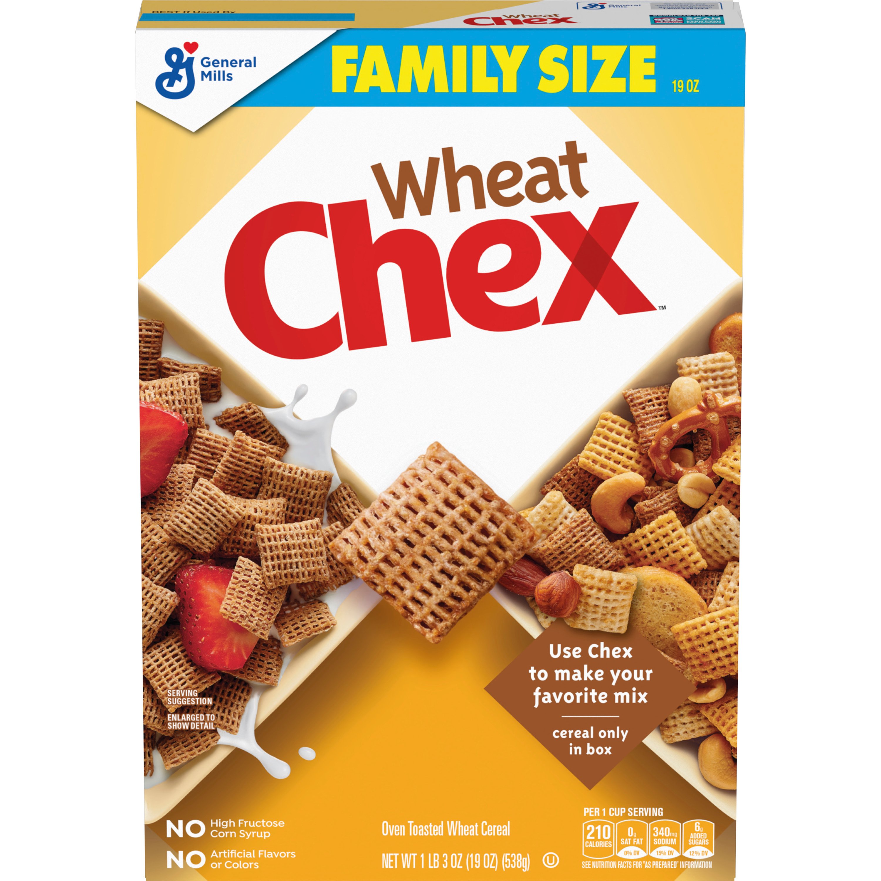 General Mills Wheat Chex Cereal - Family Size - Shop Cereal at H-E-B