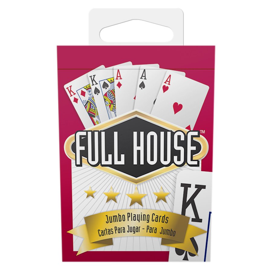Full House Jumbo Playing Cards - Shop Games at H-E-B